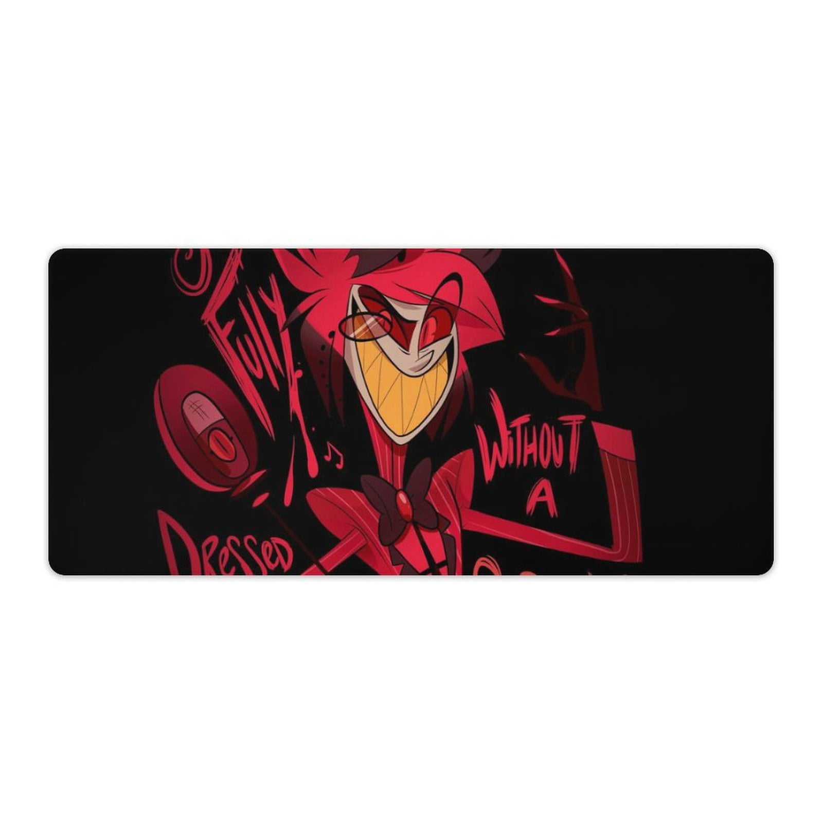 Hazbin Hotel Alastor Mouse Pad No-sliped Large Mousepad Extended Gaming ...