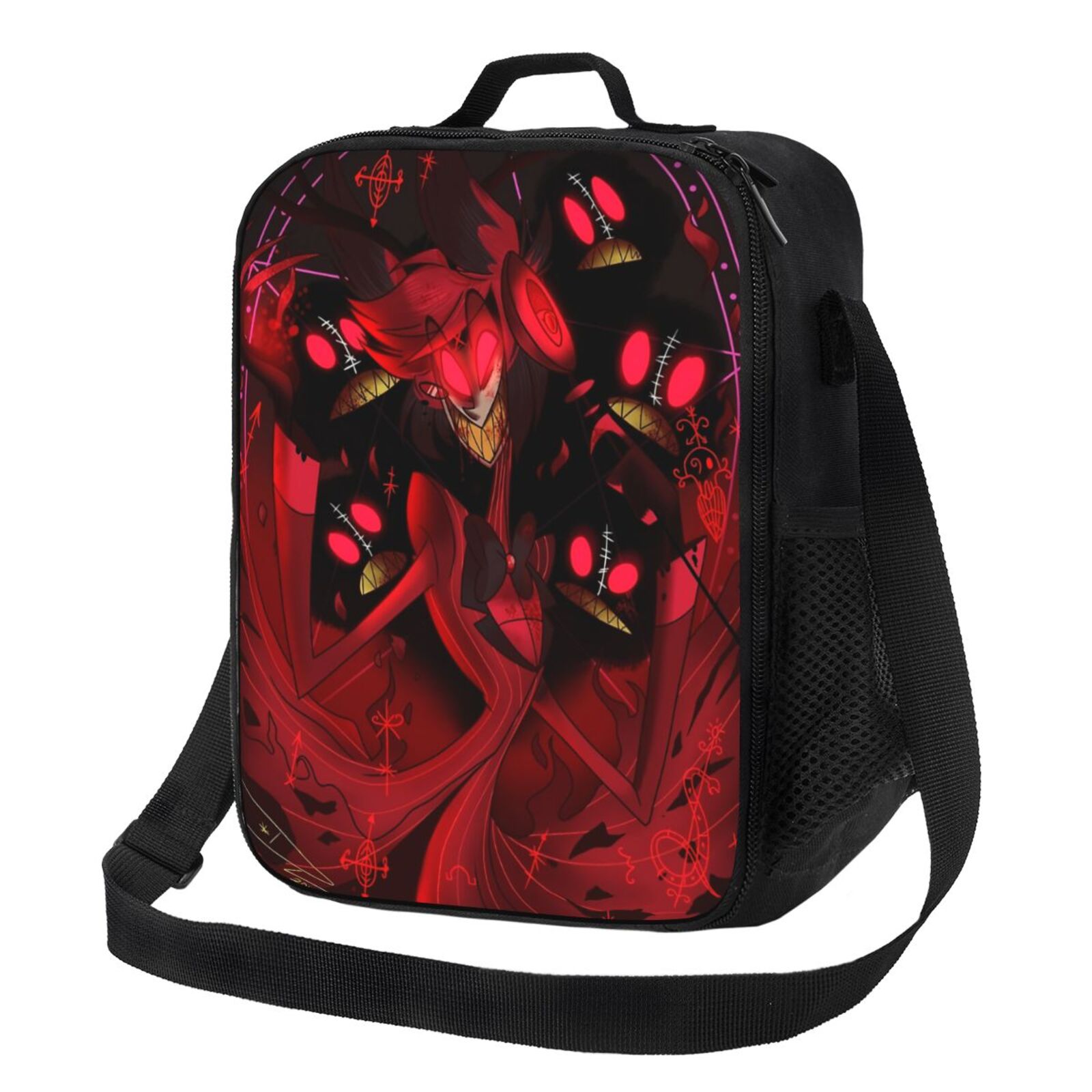 Hazbin Hotel Alastor Printed Scream Lunch Bag, Insulated Lunch Box ...