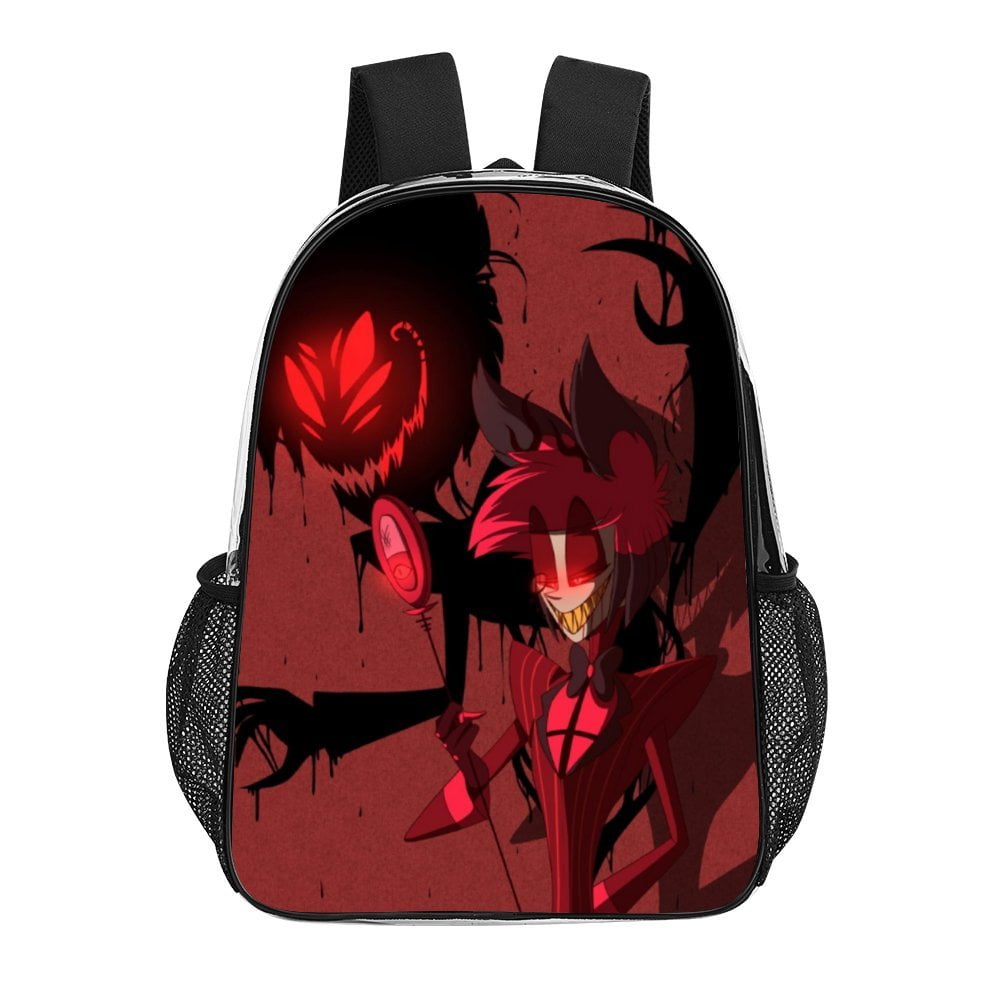 Hazbin Hotel Alastor Radio Demon Clear Backpack 17 Inch Transparent Bag ...