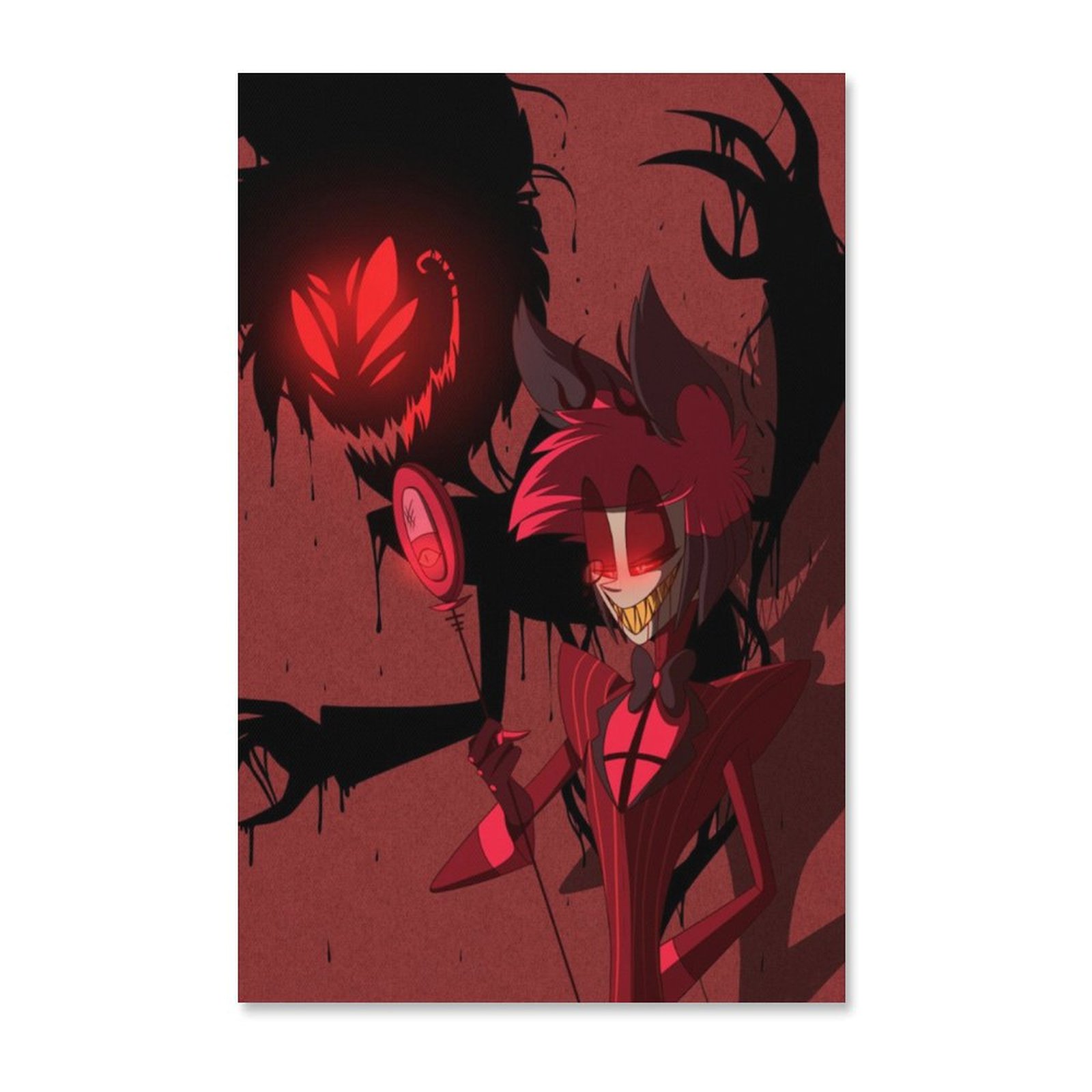 Hazbin Hotel Alastor Radio Demon Decorative Painting Canvas Wall Poster ...