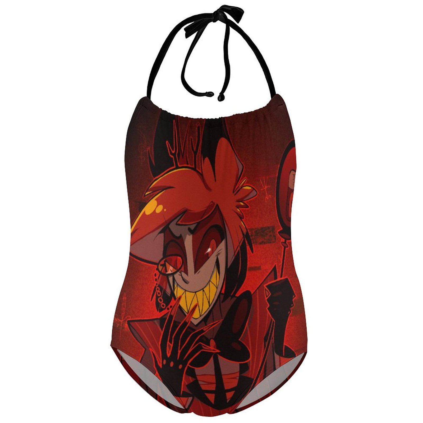 Hazbin Hotel Alastor Radio Demon Girl's Swimsuit One-piece Summer ...