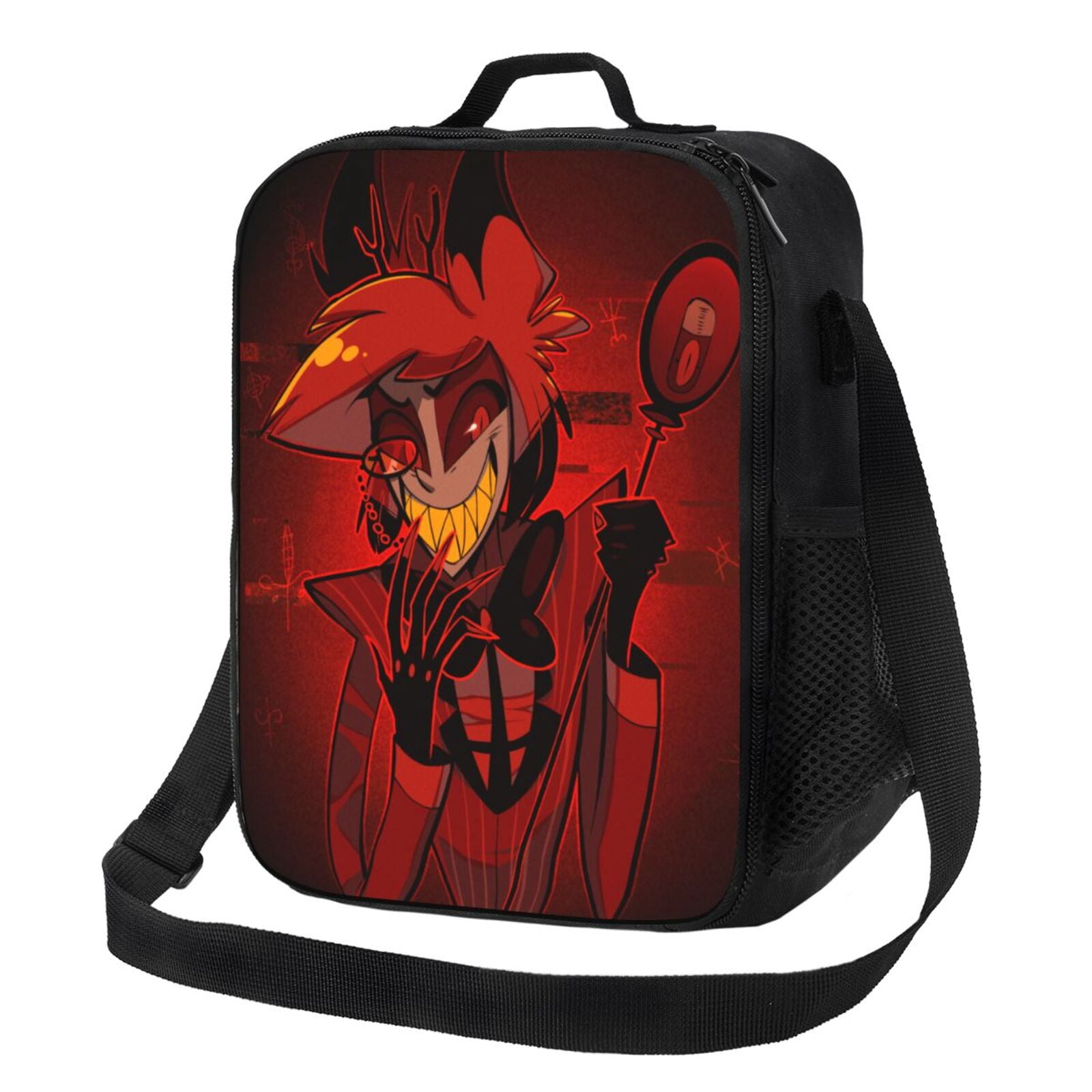 Hazbin Hotel Alastor Radio Demon Insulated Lunch Bag Portable Meal Bag ...