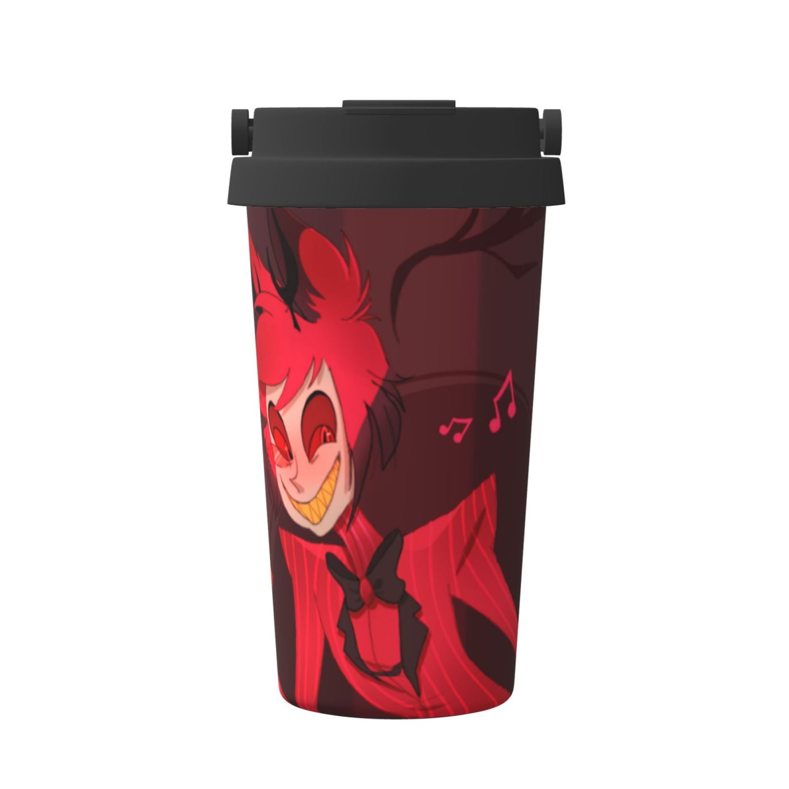 Hazbin Hotel Alastor Radio Demon Portable Insulated Coffee Mug Unisex ...