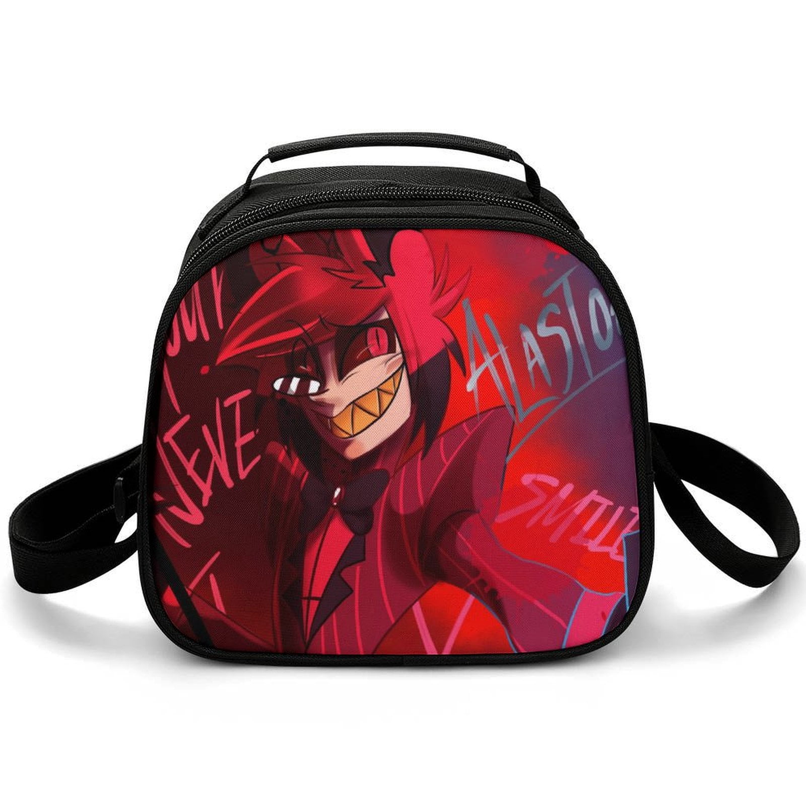 Hazbin Hotel Alastor Radio Demon Portable Insulated Lunch Bag Lunch Box ...