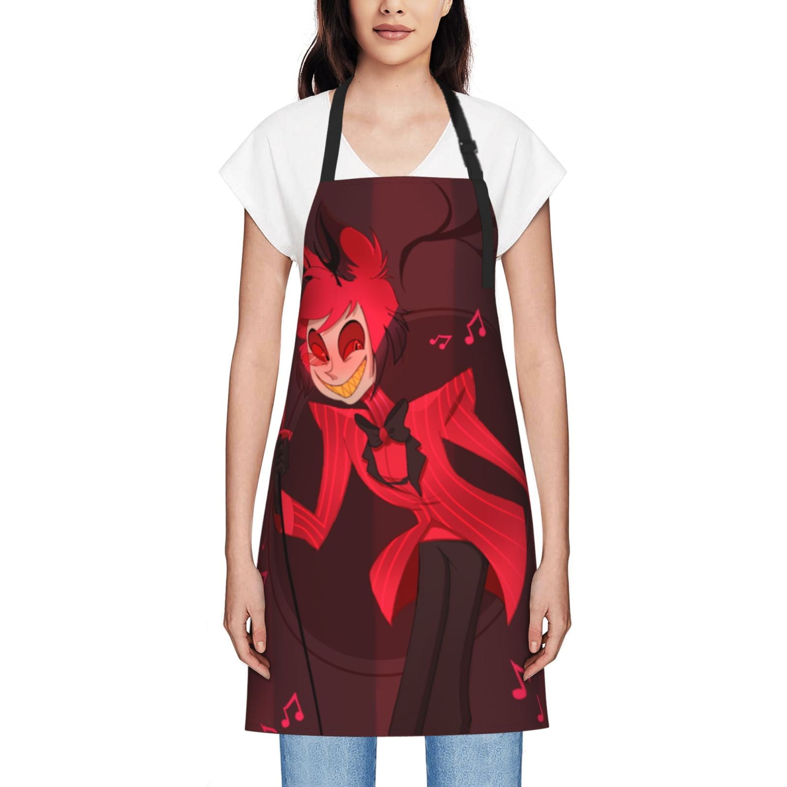 Hazbin Hotel Alastor Radio Demon Waterproof Apron Home Decor For ...