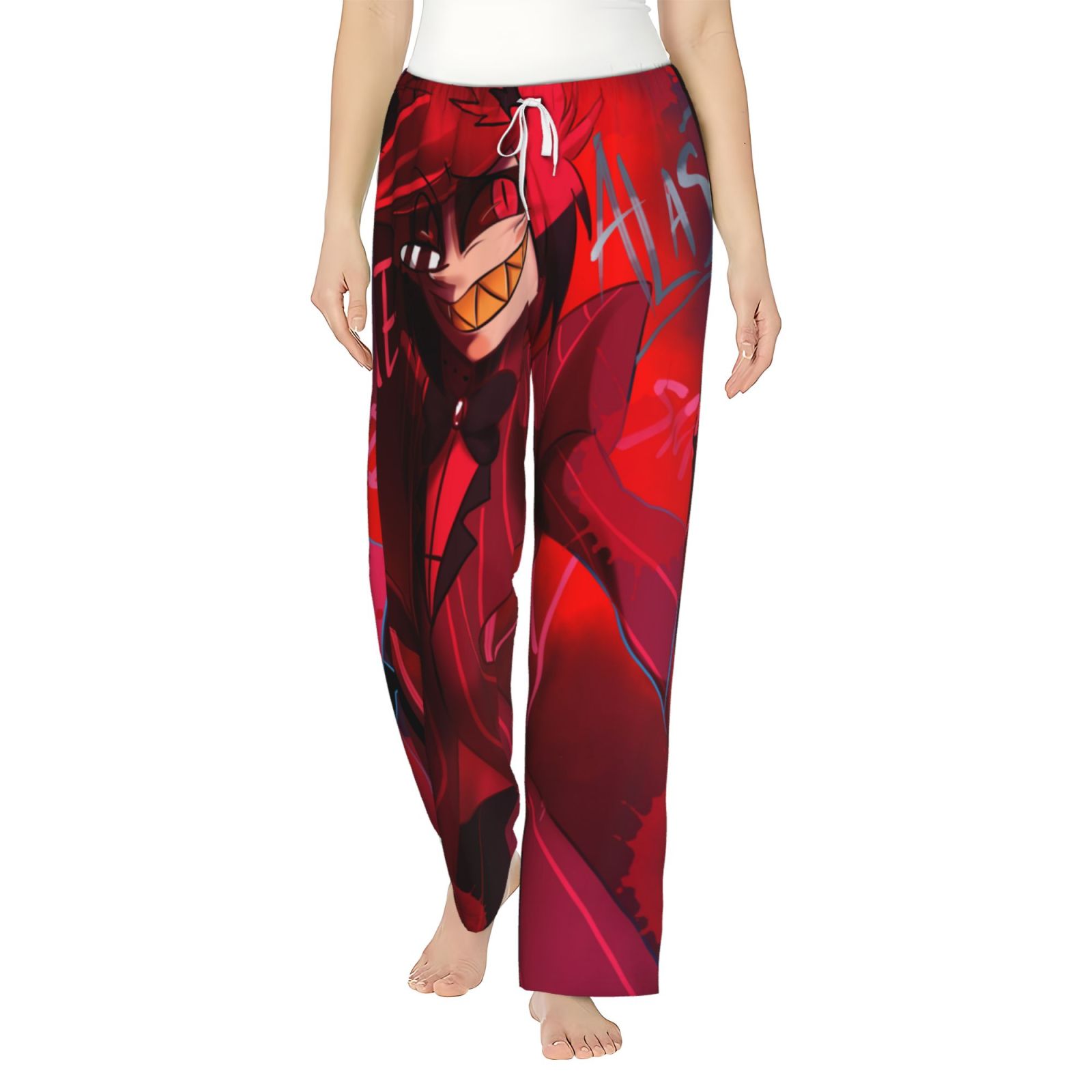 Hazbin Hotel Alastor Radio Demon Women's Pajama Pants Lounge Daily ...