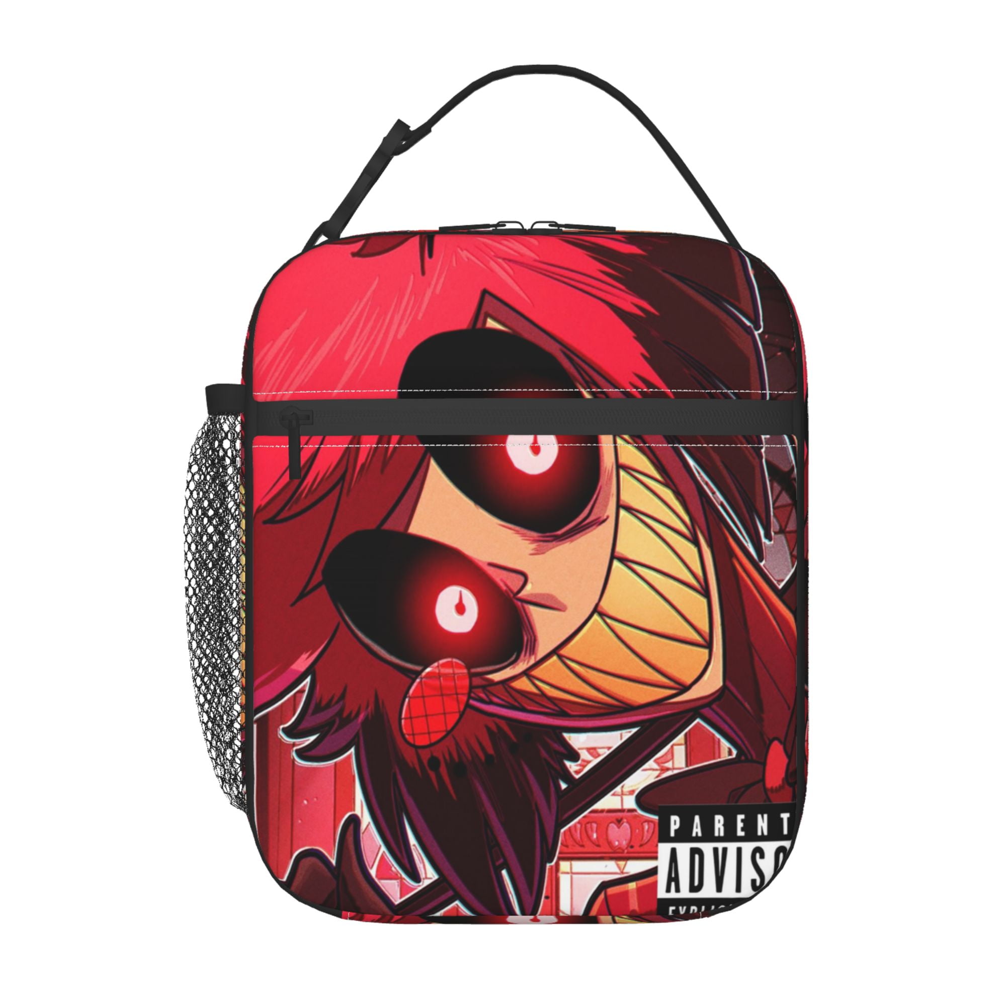 Hazbin Hotel Alastor Smile Lunch Bag Large Capacity Lunch Box Reusable ...