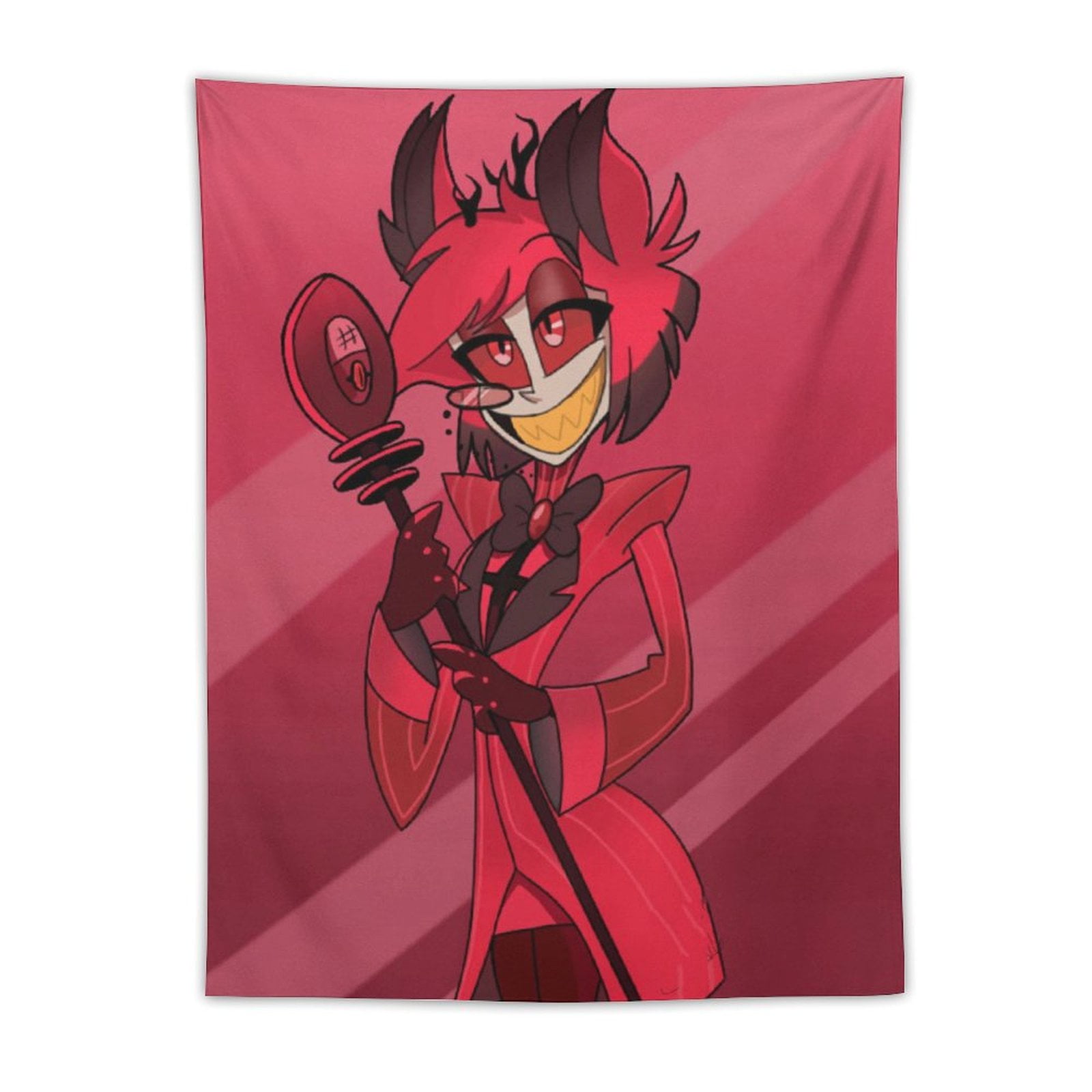 Hazbin Hotel Alastor Tapestry Luxury Wall Hanging Tapestries Decor Gift ...
