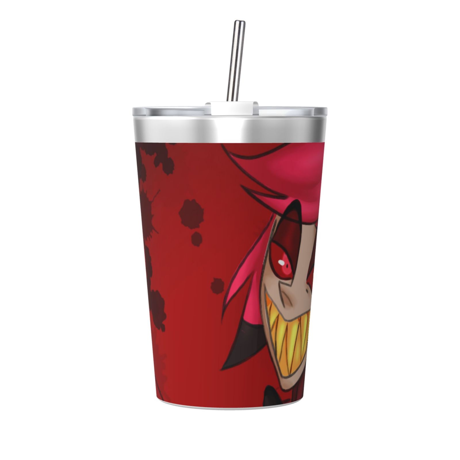 Hazbin Hotel Alastor Thermos Cup Portable Insulated Water Bottles 12OZ ...