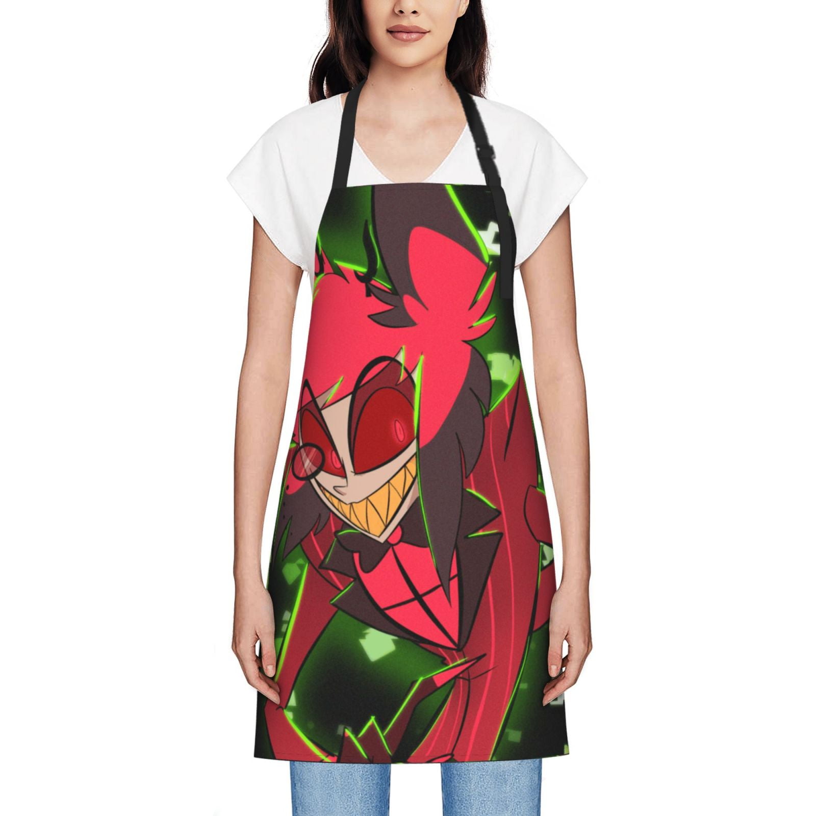 Hazbin Hotel Alastor Waterproof Apron Home Decor For Kitchen/Cooking ...
