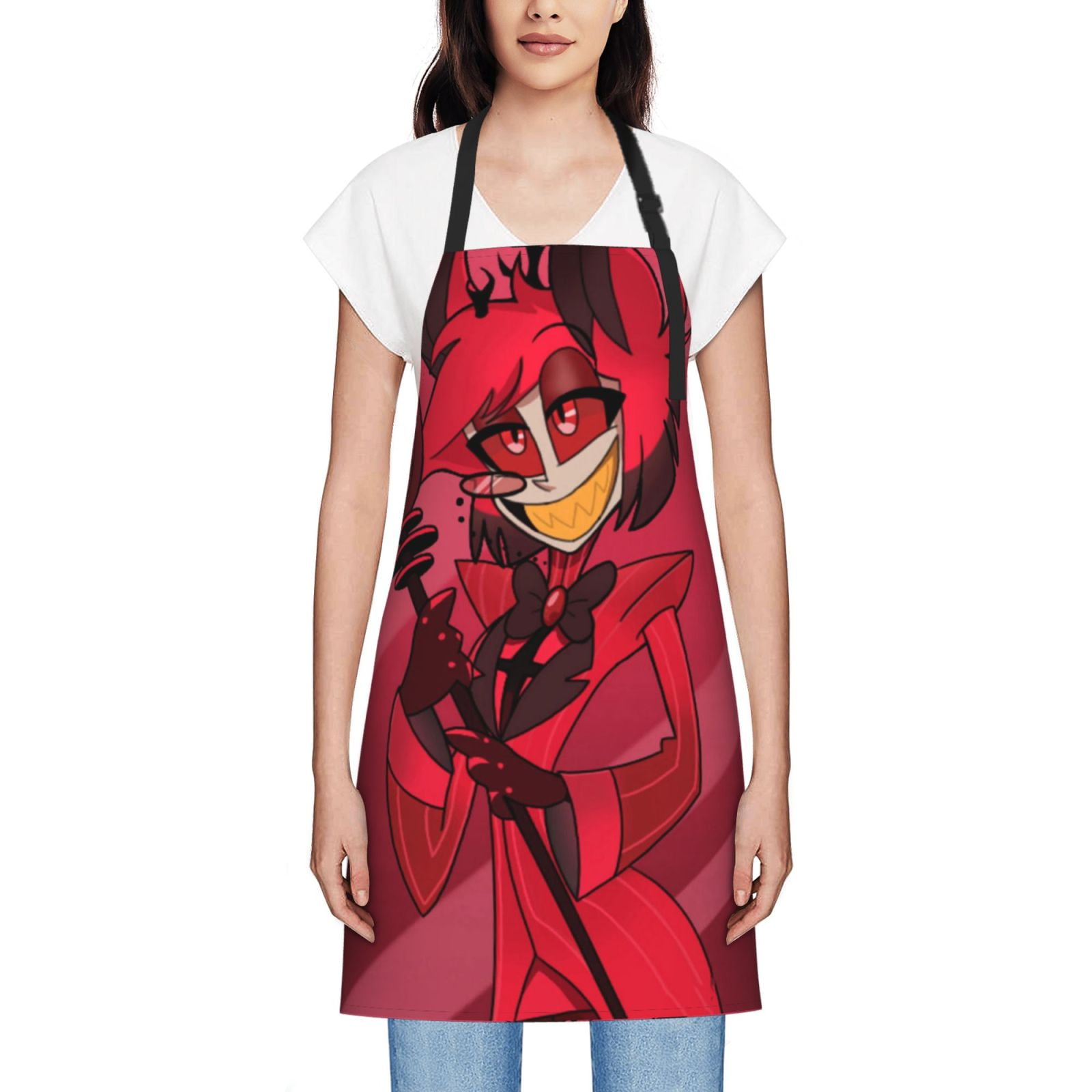 Hazbin Hotel Alastor Waterproof Apron Home Decor For Kitchen/Cooking ...