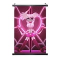 Hazbin Hotel Angel Dust Black Plastic Shaft Hanging Poster Canvas Wall ...