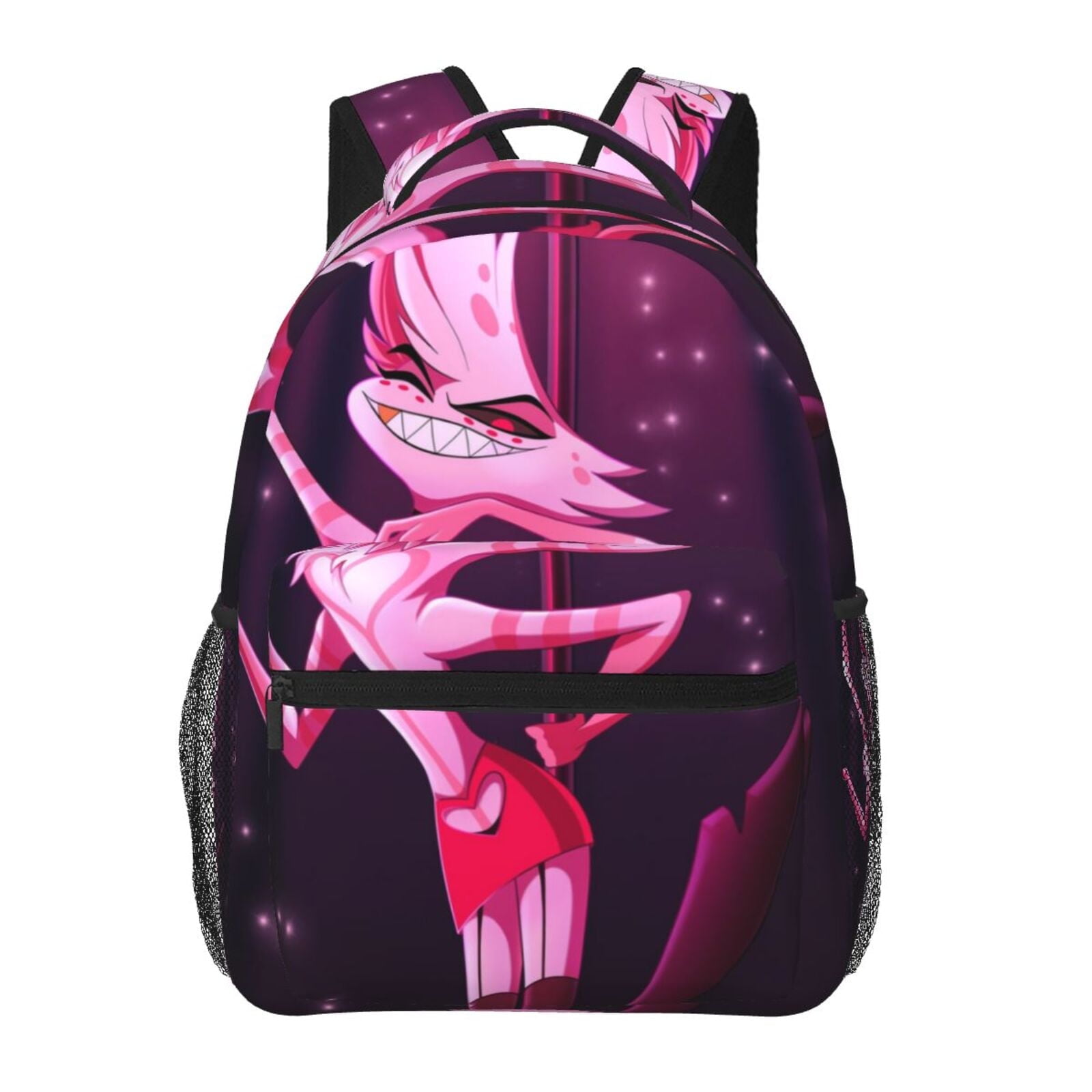 Hazbin Hotel Angel Dust Dance Backpack Shoulders Laptop Daypack Student ...