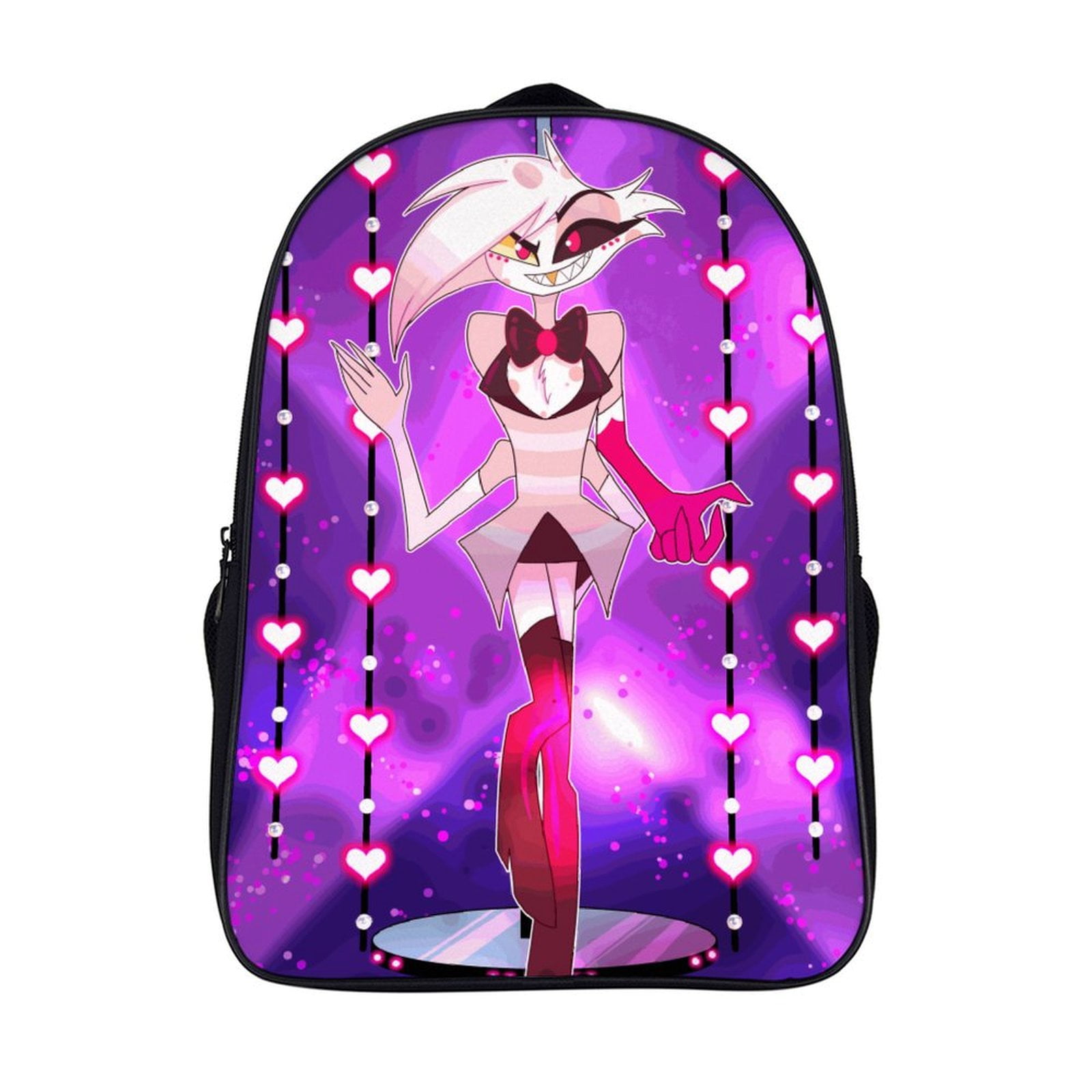 Hazbin Hotel Angel Dust Dance Backpack Student School Bag Satchel ...