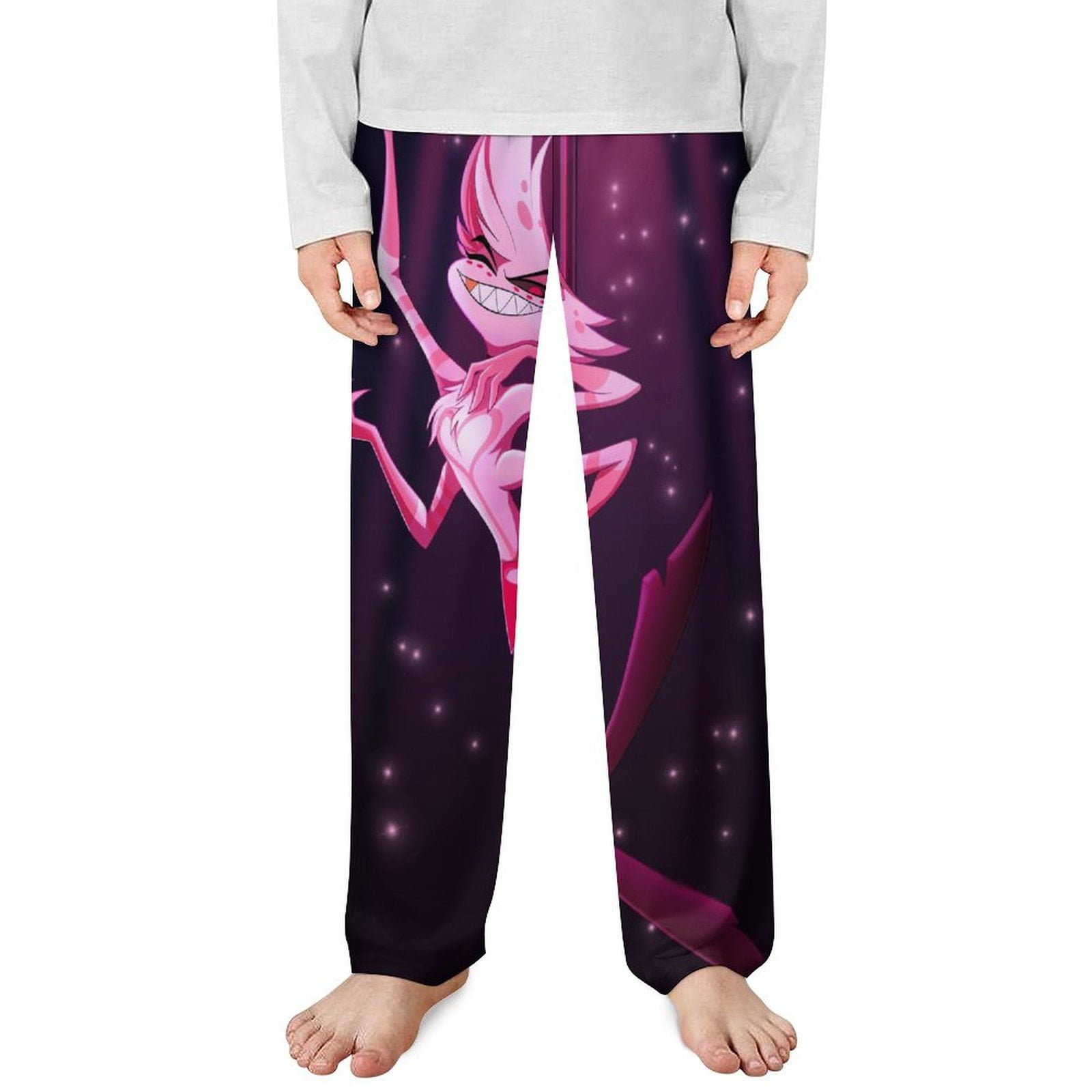 Hazbin Hotel Angel Dust Dance Children's Pajamas Lounge Straight Leg ...