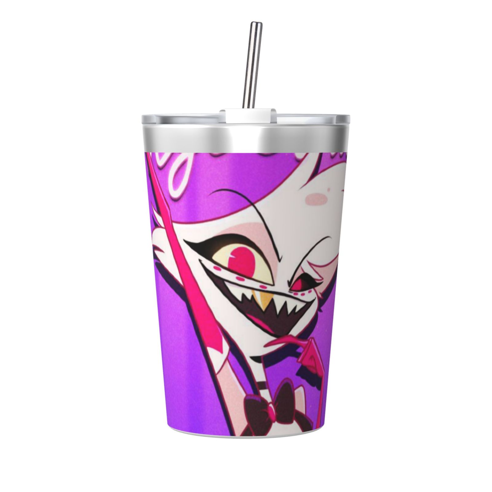 Hazbin Hotel Angel Dust Dance Thermos Cup Portable Insulated Water ...