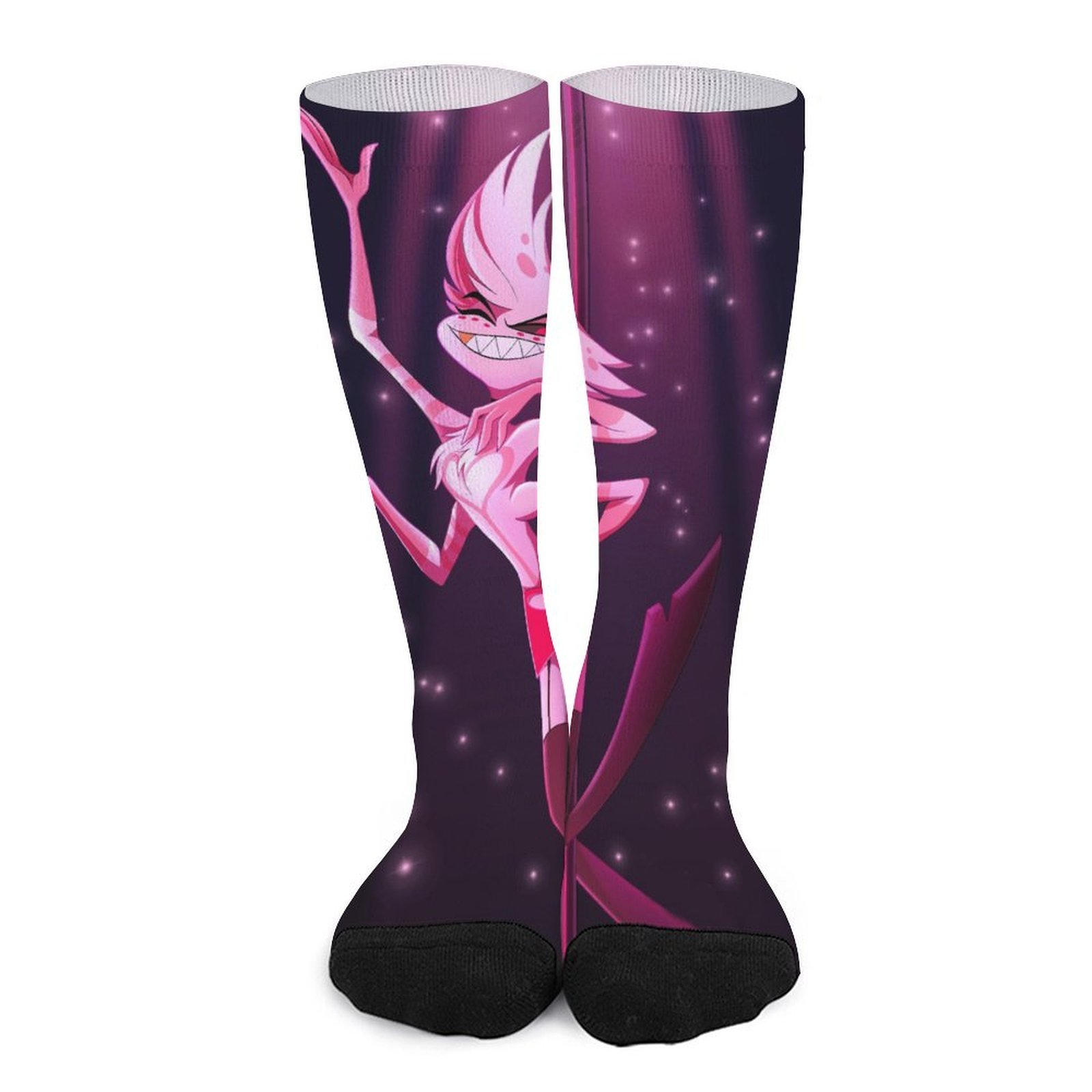 Hazbin Hotel Angel Dust Dance Unisex Socks Stockings Fashion Cozy Soft ...