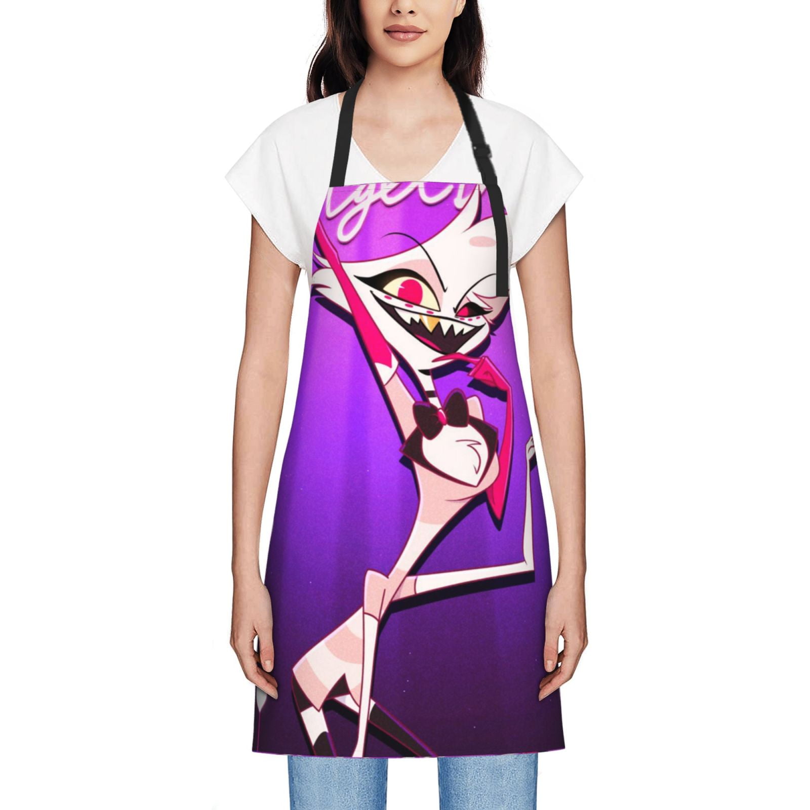 Hazbin Hotel Angel Dust Dance Waterproof Apron Home Decor For Kitchen ...