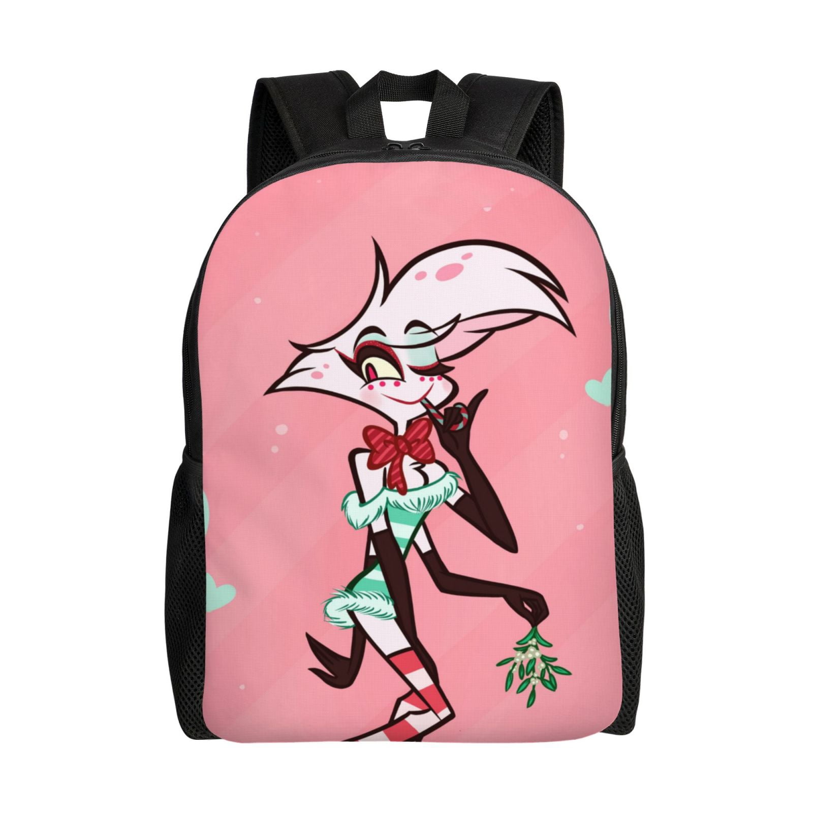 Hazbin Hotel Angel Dust Laptop Backpack Lightweight Basic Unisex ...