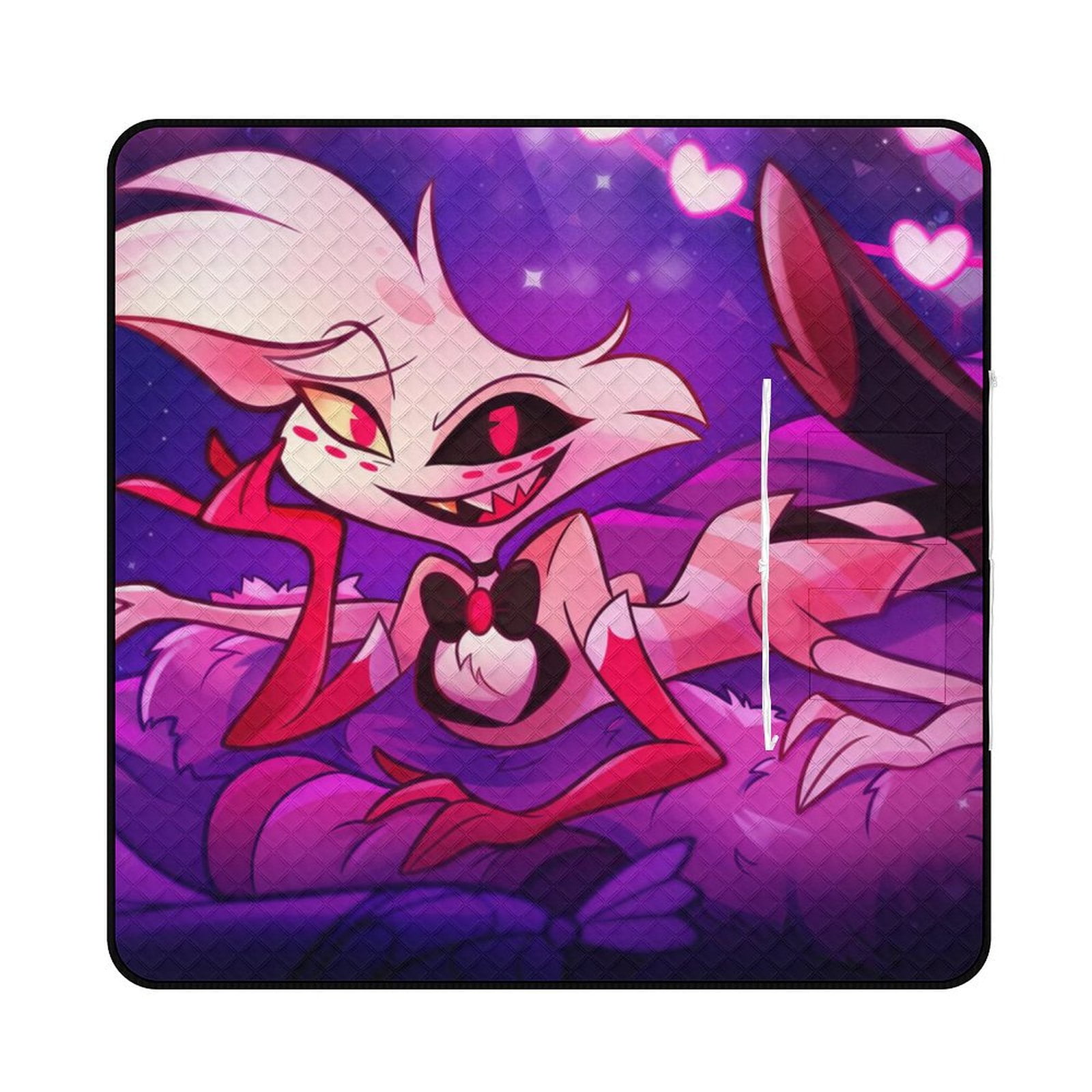 Hazbin Hotel Angel Dust Picnic Mat Foldable Portable Tote Bag Baby ...