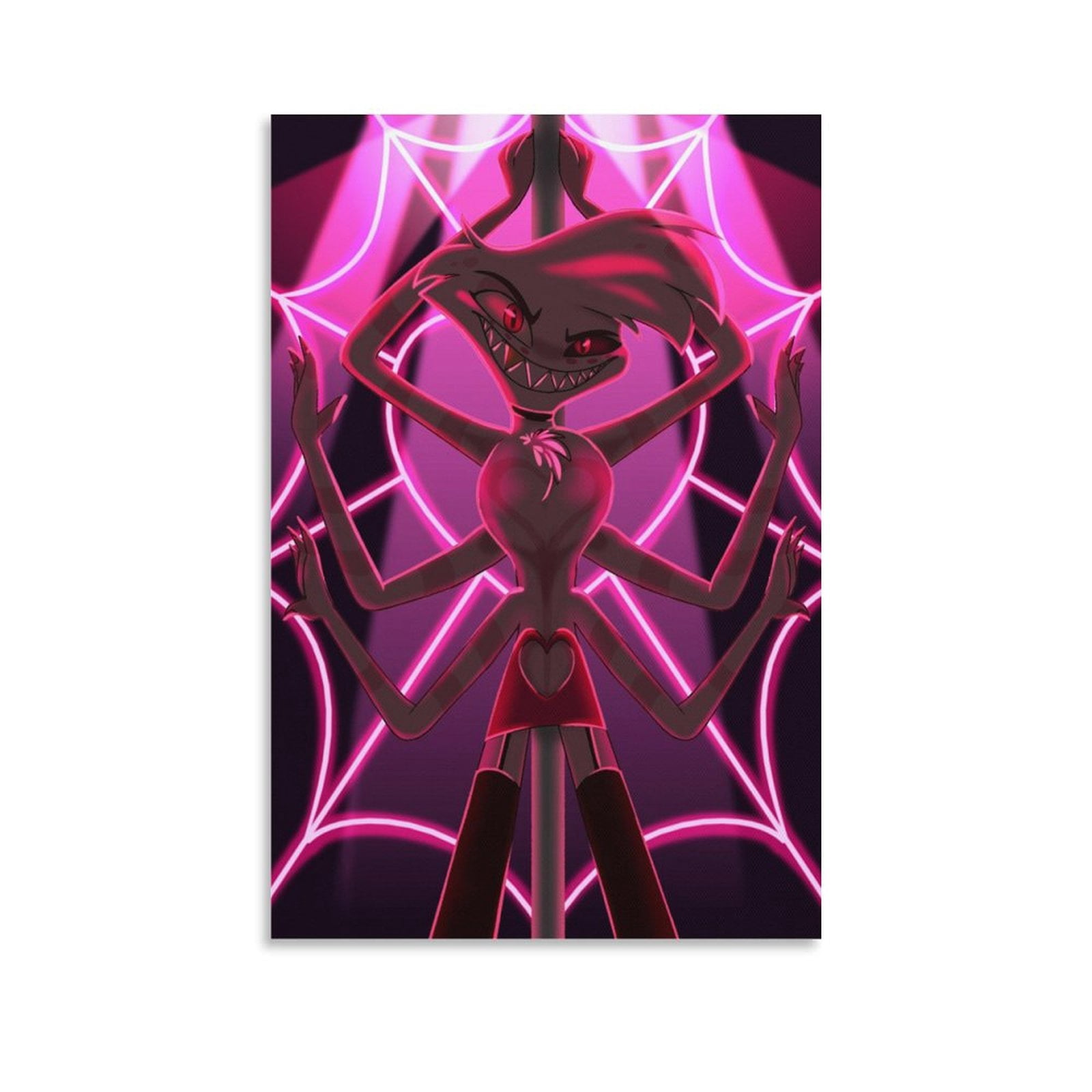 Hazbin Hotel Angel Dust Poster Canvas Poster Wall Art Picture Prints ...