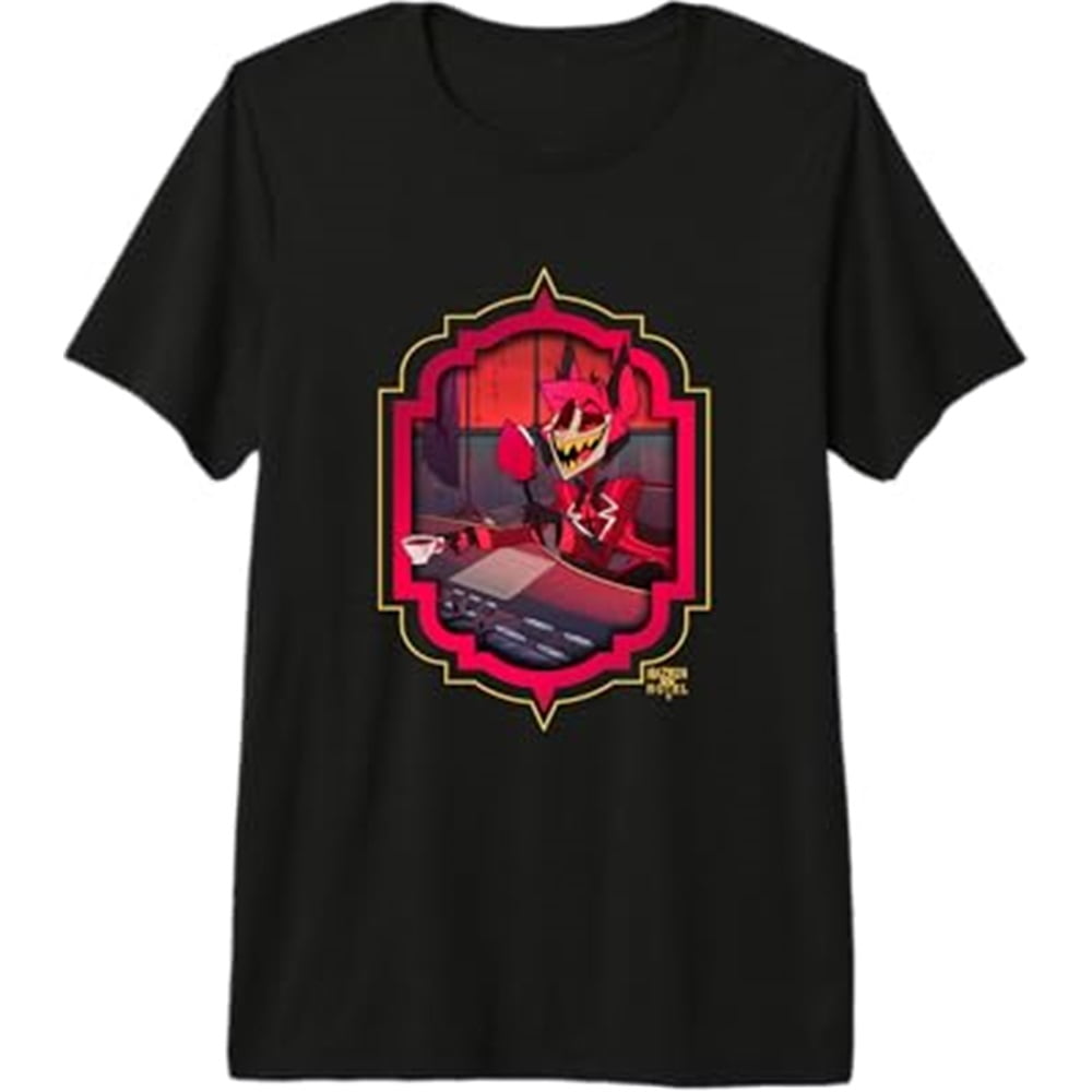 Hazbin Hotel Angel Dust Premium Tri-Blend T-Shirt Short Sleeves New ...