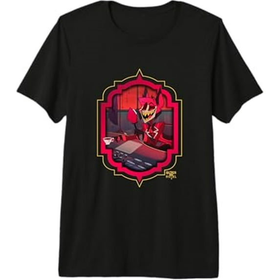 Hazbin Hotel Angel Dust Premium Tri-Blend T-Shirt Short Sleeves New ...