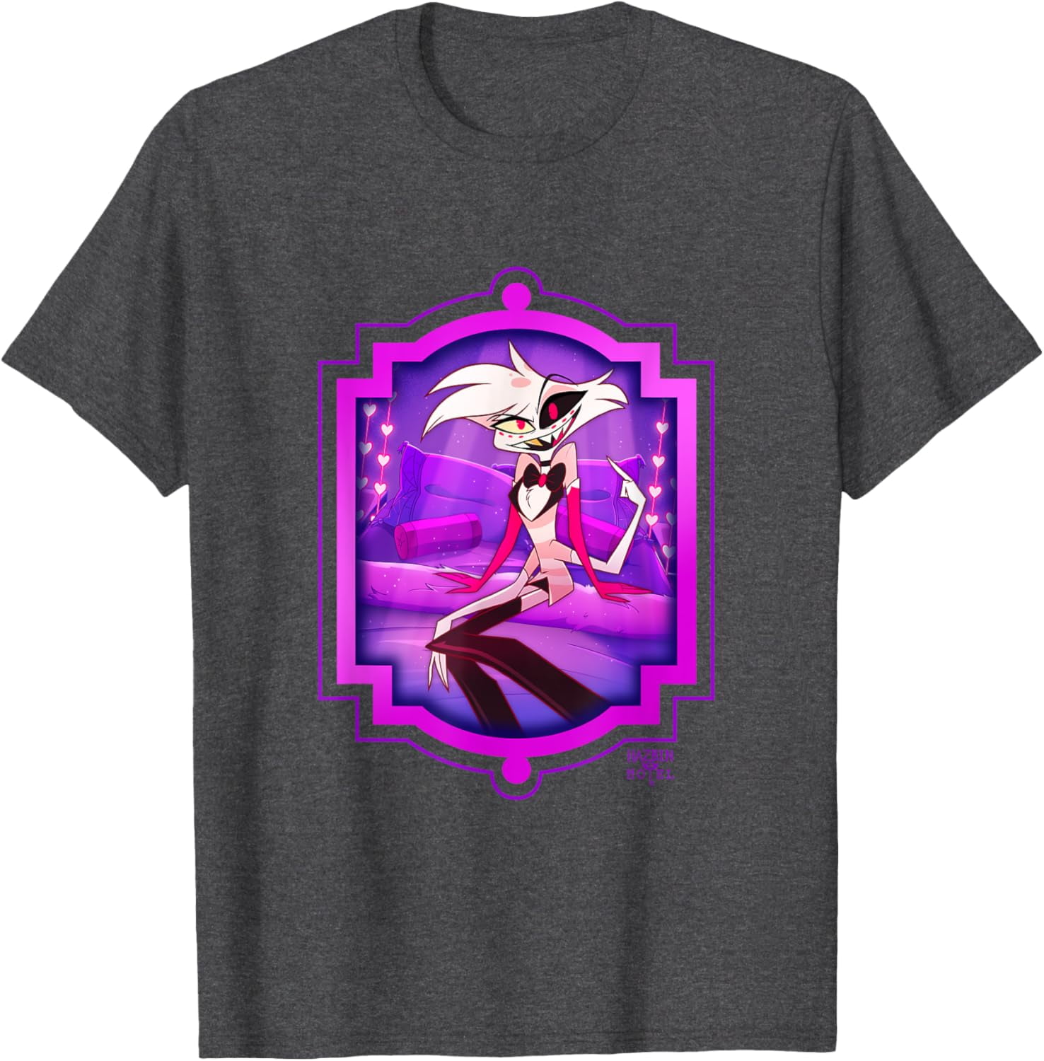 Hazbin Hotel - Angel Dust T-Shirt Tops Tee T Shirts - Walmart.com