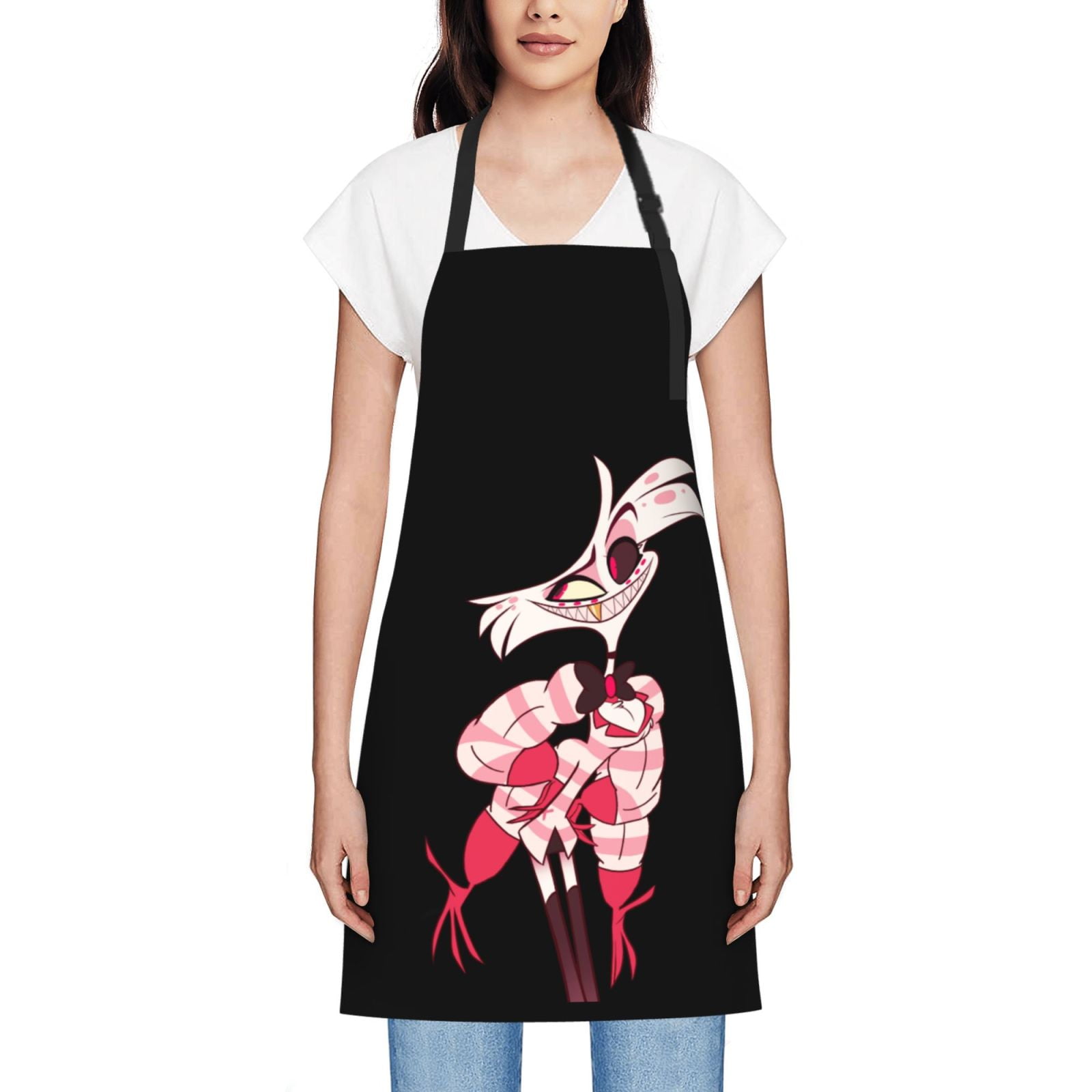 Hazbin Hotel Angel Dust Waterproof Apron Home Decor For Kitchen/Cooking ...
