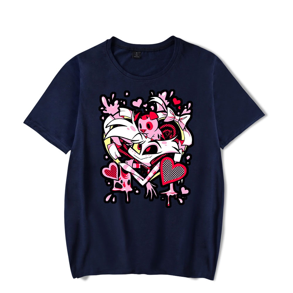 Hazbin Hotel Angel Dust Women Men Summer Short Sleeve Tee Unisex Casual ...
