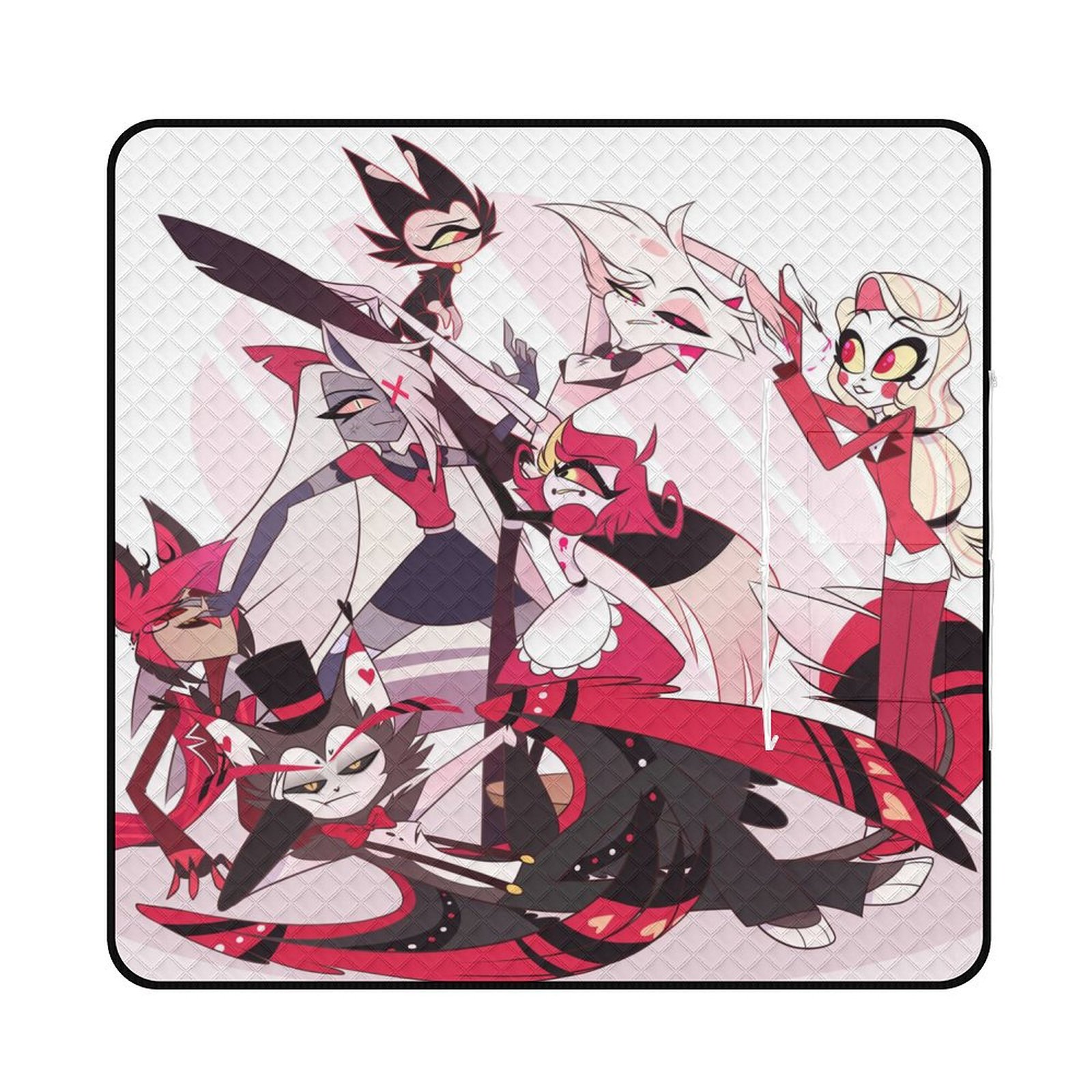 Hazbin Hotel Animation Picnic Mat Foldable Portable Tote Bag Baby ...