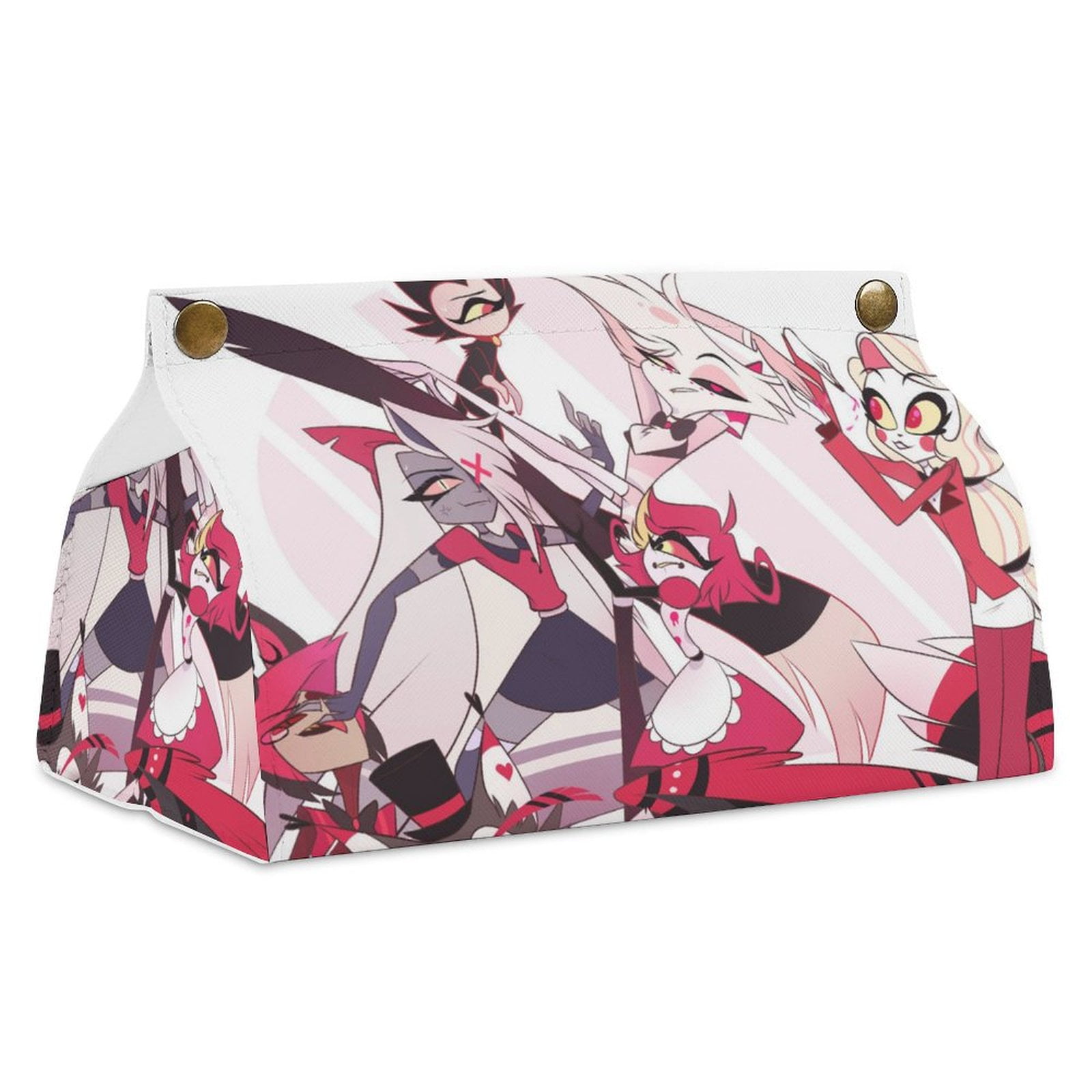 Hazbin Hotel Animation Tissue Box Cover PU Tissue Paper Case Pouch ...