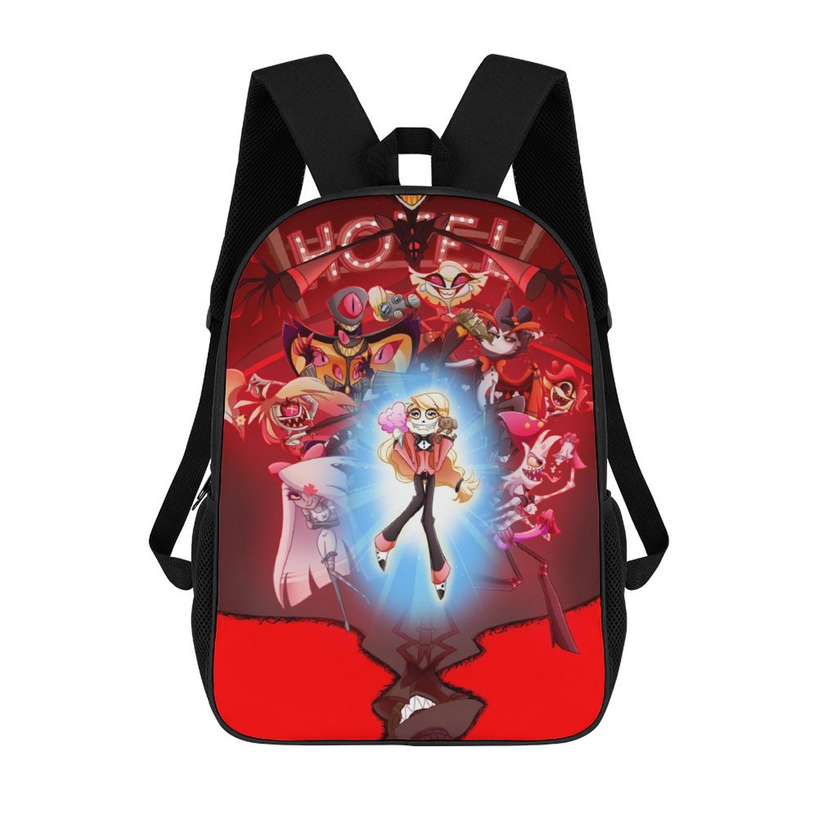 Hazbin Hotel Backpack Daypack Fashion School Bag Satchel Bookbag ...