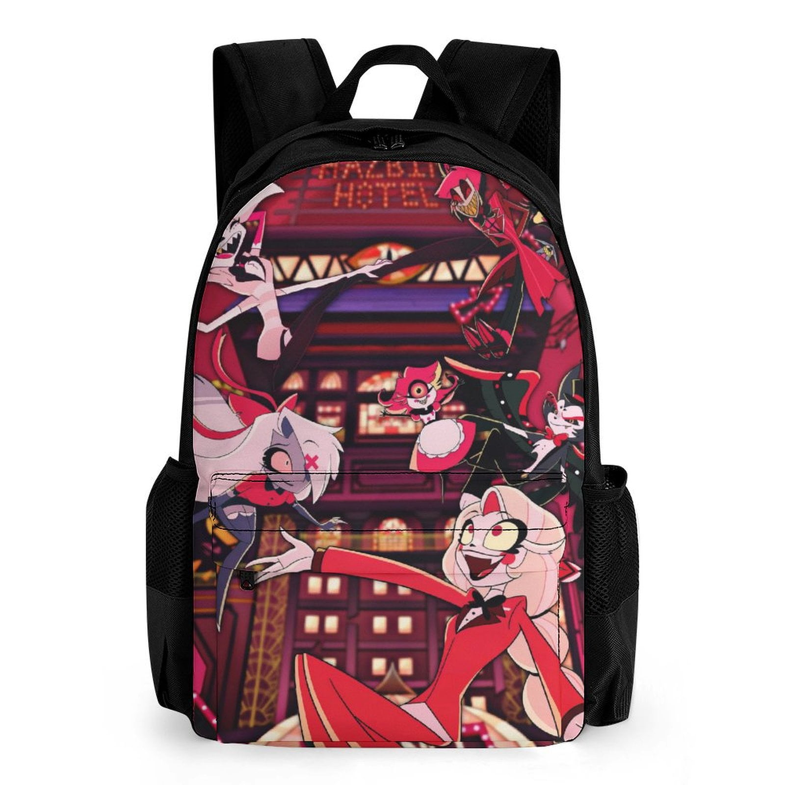Hazbin Hotel Backpack with Adjustable Straps, Multiple Pockets Backpack ...