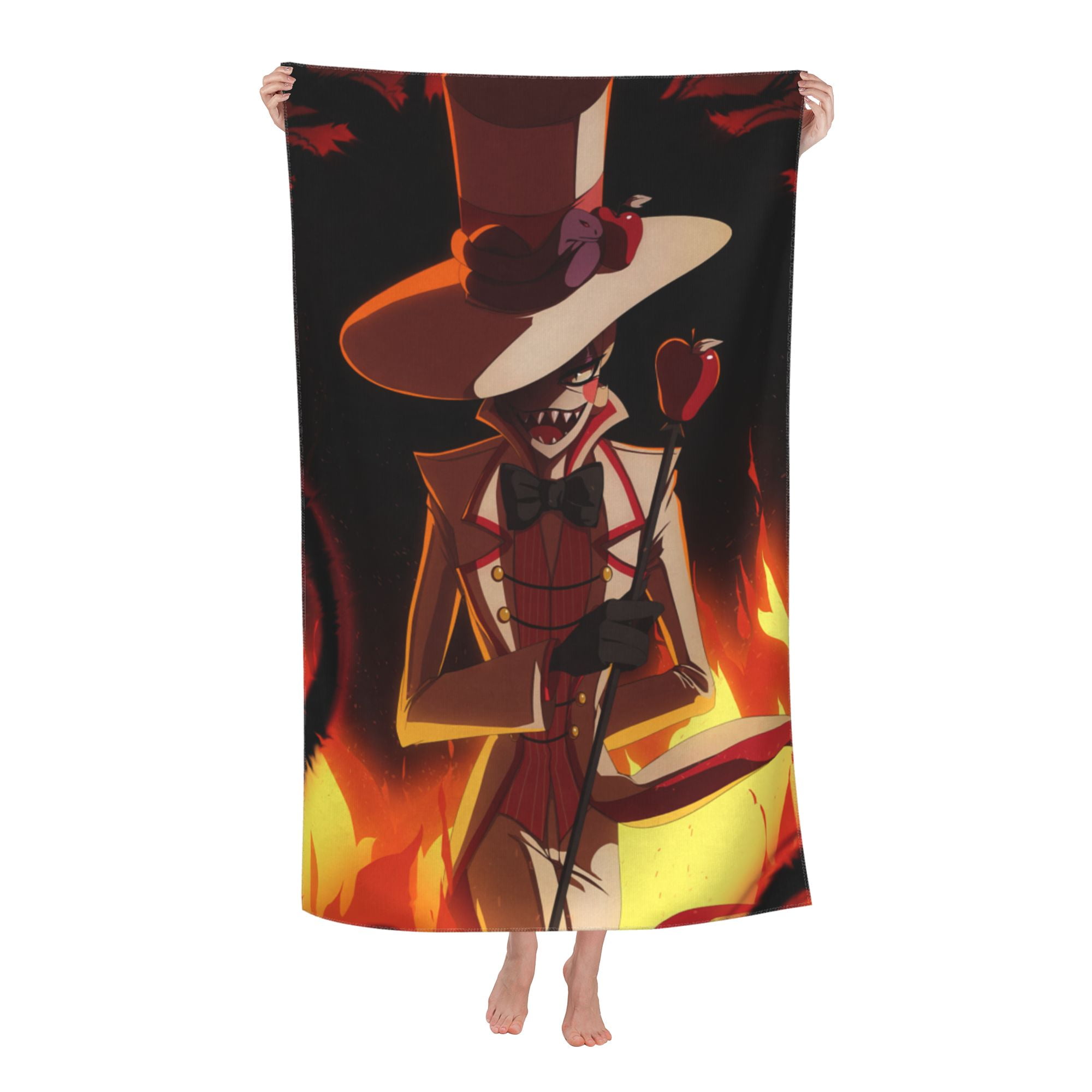 Hazbin Hotel Beach Towel, Large Microfiber Bath Towel, Travel ...