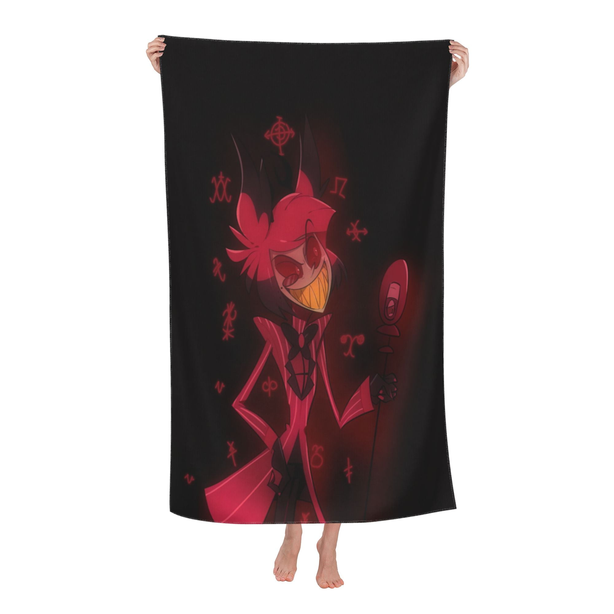 Hazbin Hotel Beach Towel, Large Microfiber Bath Towel, Travel ...