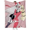 Hazbin Hotel Blanket, Cooling Flannel Blanket, Alastor Charlie Anime ...