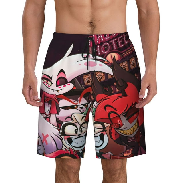 Hazbin Hotel Boys Swim Trunks Quick Dry Swim Shorts Kids Bathing Suits ...