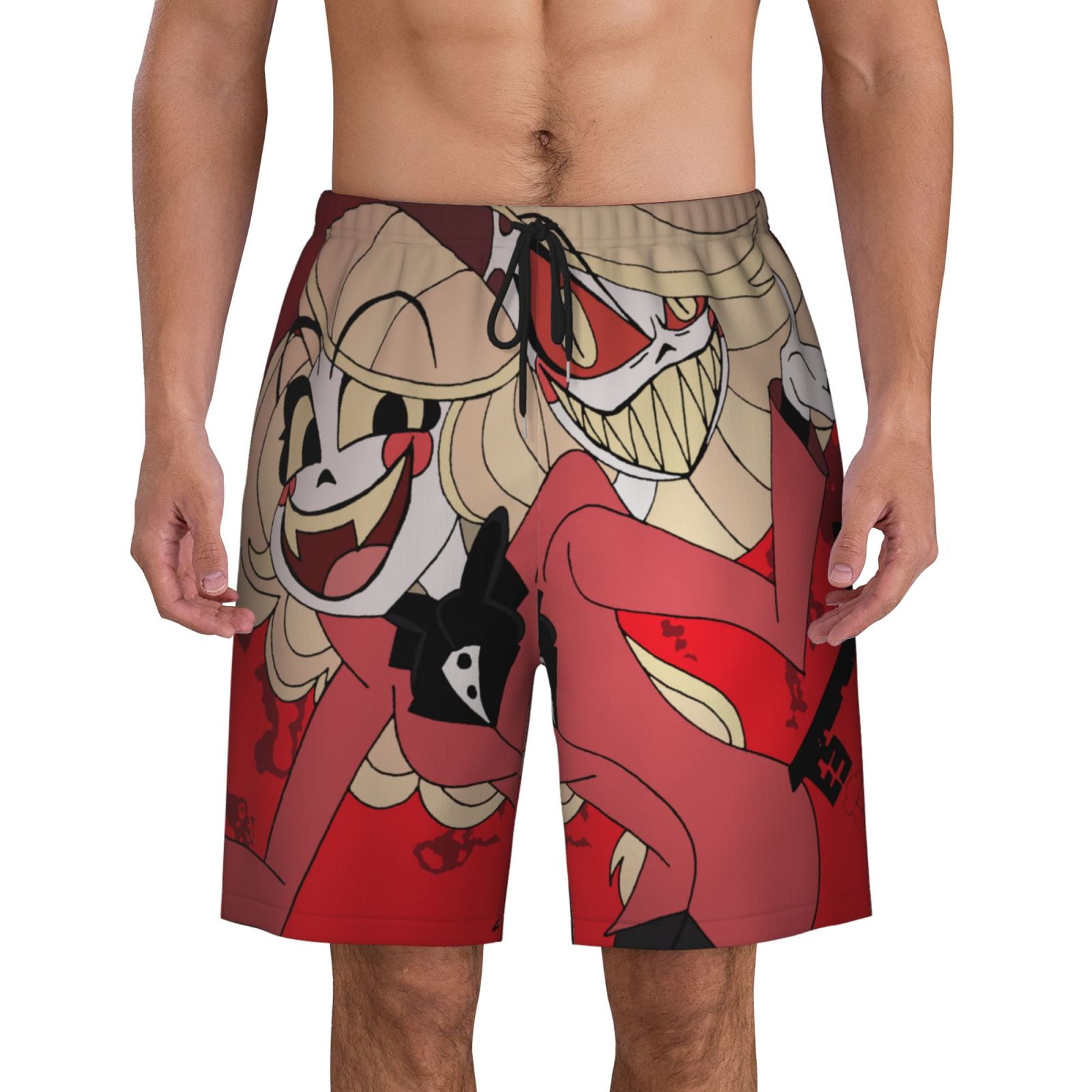 Hazbin Hotel Boys Swim Trunks Quick Dry Swim Shorts Kids Bathing Suits ...