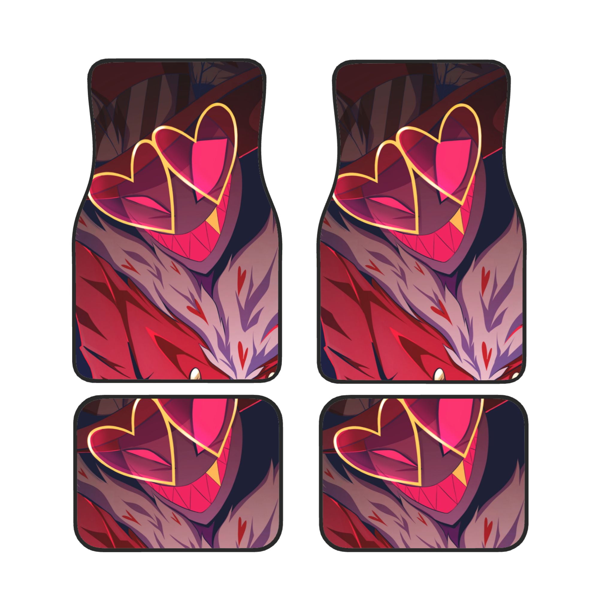 Hazbin Hotel Car Floor Mats for Front and Rear Foot Pads Car ...