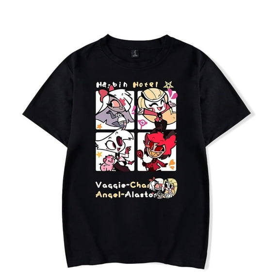 Hazbin Hotel Casual Fashion Anime T-Shirt Men/Women Streetwear Shirt ...