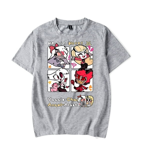 Hazbin Hotel Casual Fashion Anime T-Shirt Men/Women Streetwear Shirt ...