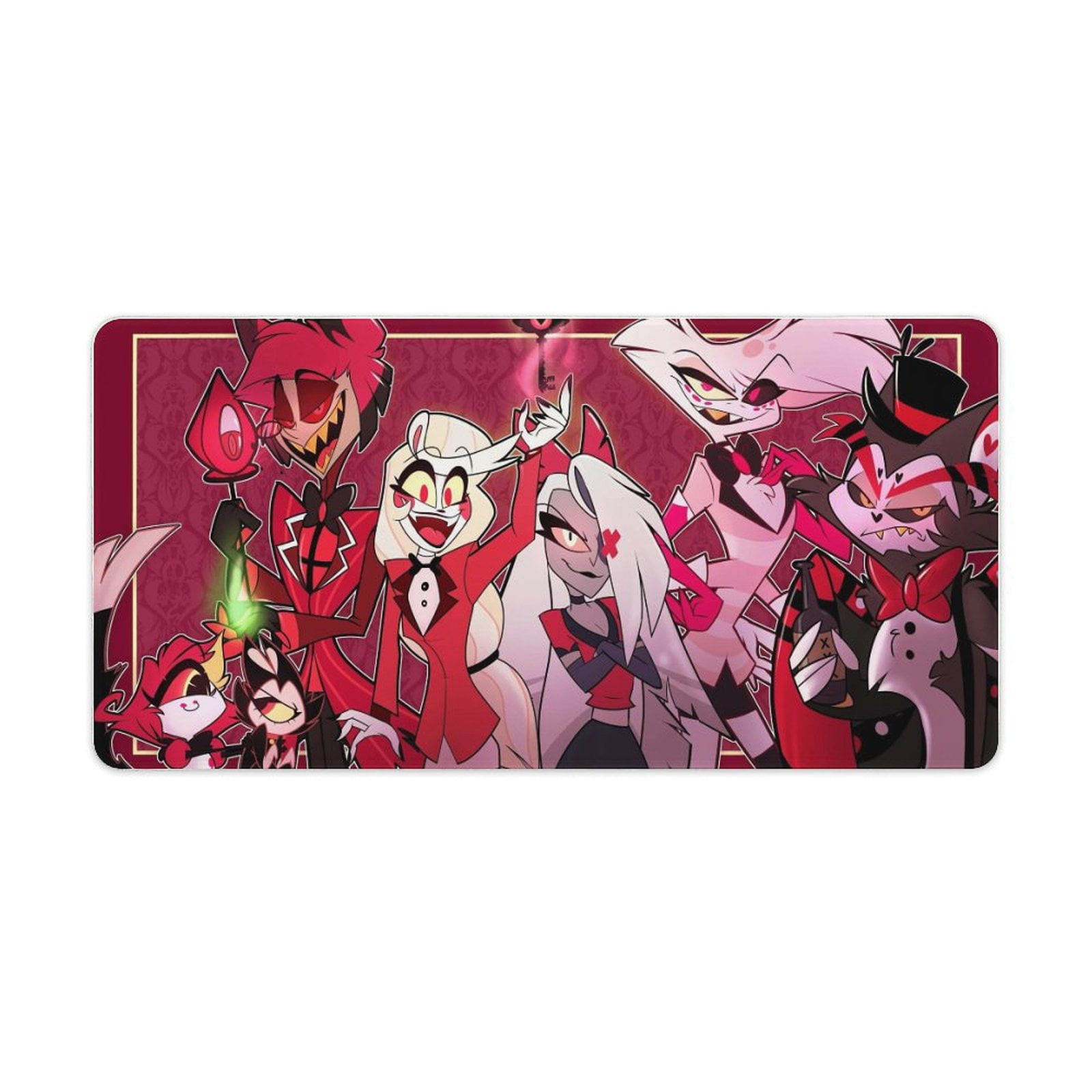 Hazbin Hotel Characters Mouse Pad No-sliped Large Mousepad Extended ...