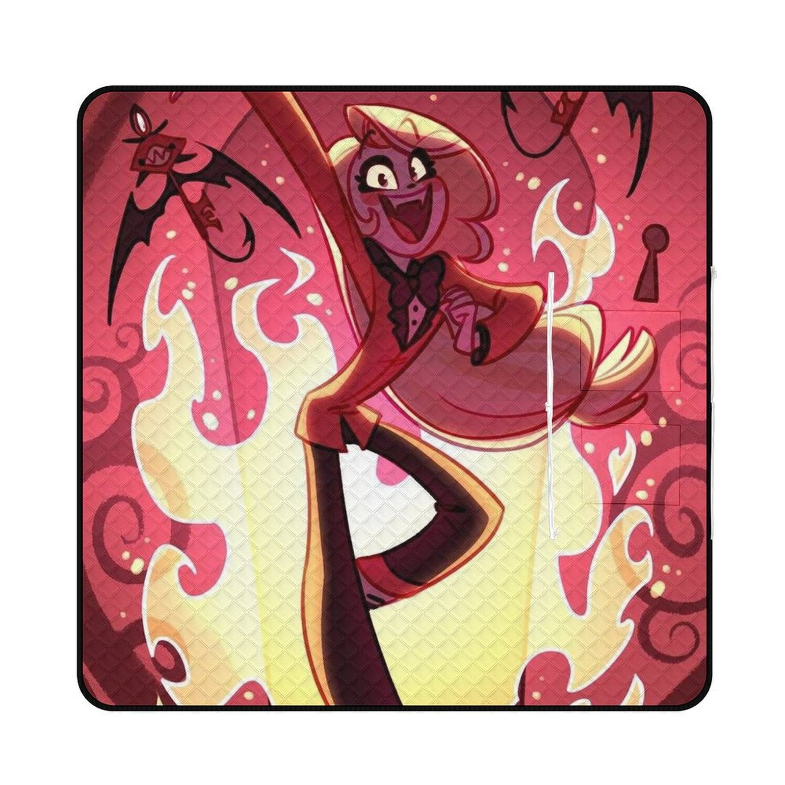 Hazbin Hotel Charlie Picnic Mat Foldable Portable Tote Bag Baby ...