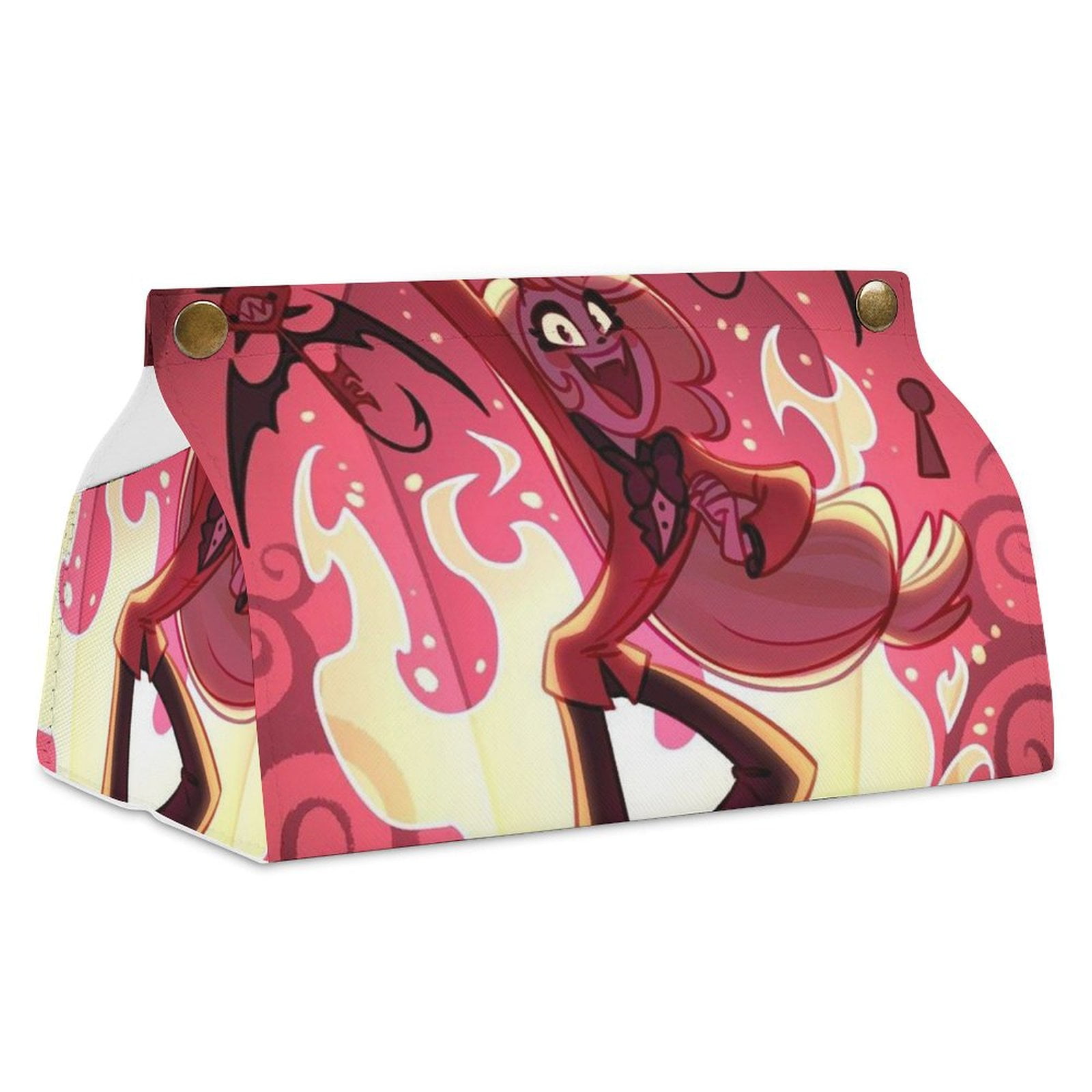 Hazbin Hotel Charlie Tissue Box Cover PU Tissue Paper Case Pouch Holder ...