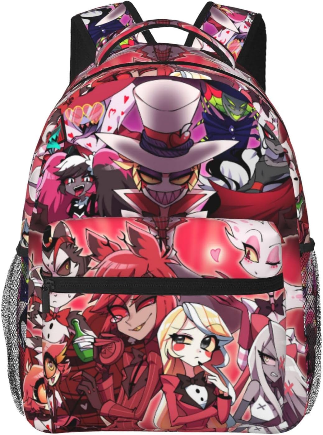 Hazbin Hotel Classic Canvas Bag, Alastor Hotel Backpack Travel Knapsack ...