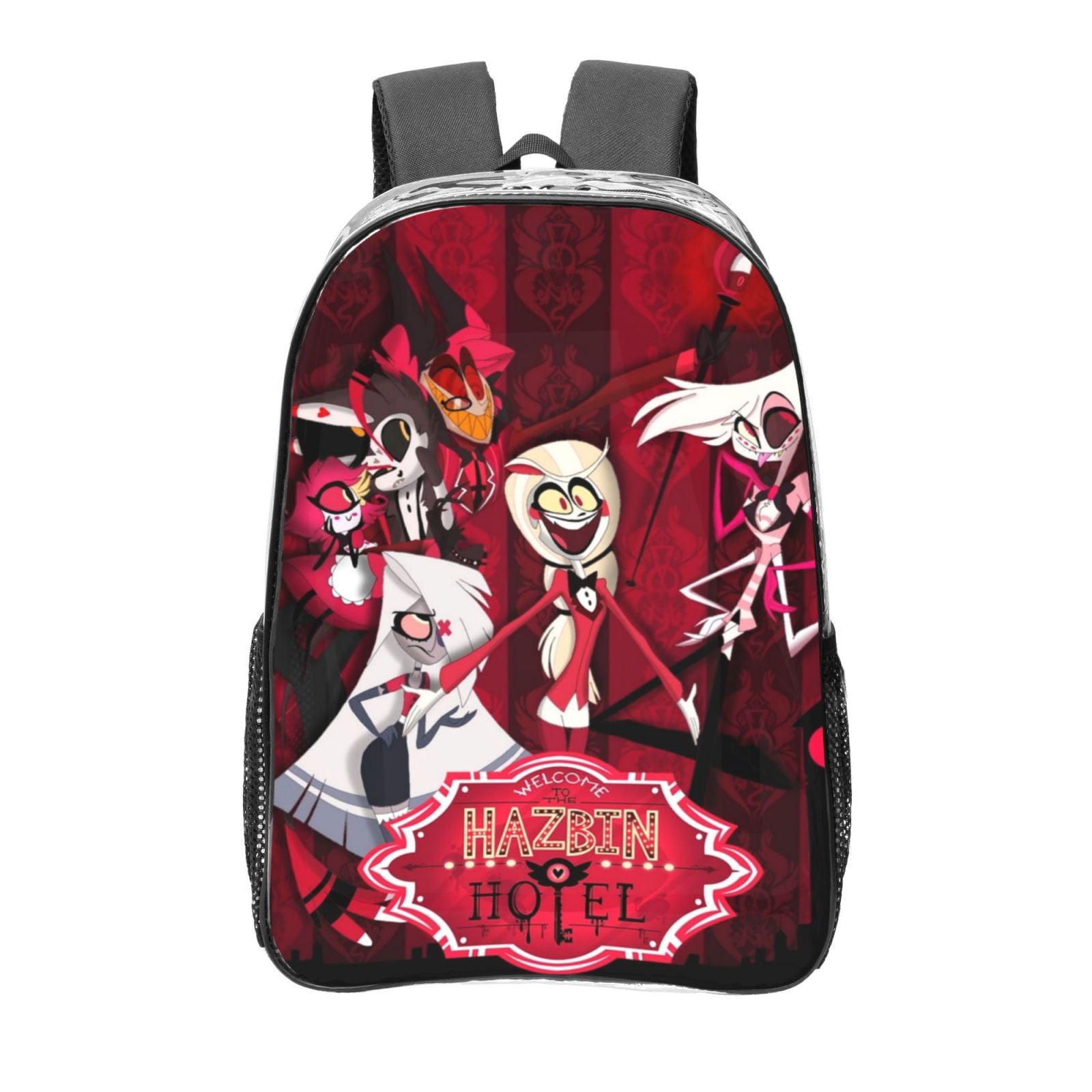 Hazbin Hotel Clear Backpack Unisex- Large Pvc Transparent Backpacks 16 ...