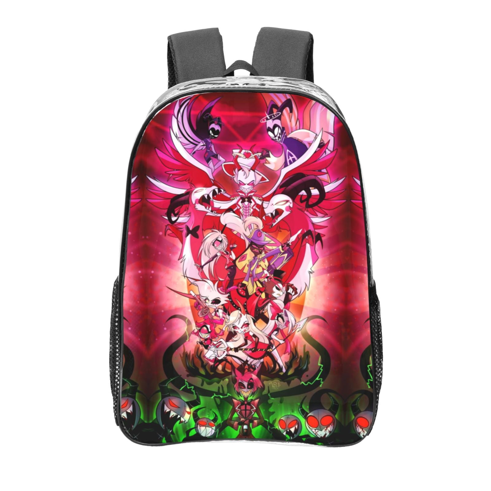 Hazbin Hotel Clear Backpack Unisex- Large Pvc Transparent Backpacks 16 ...