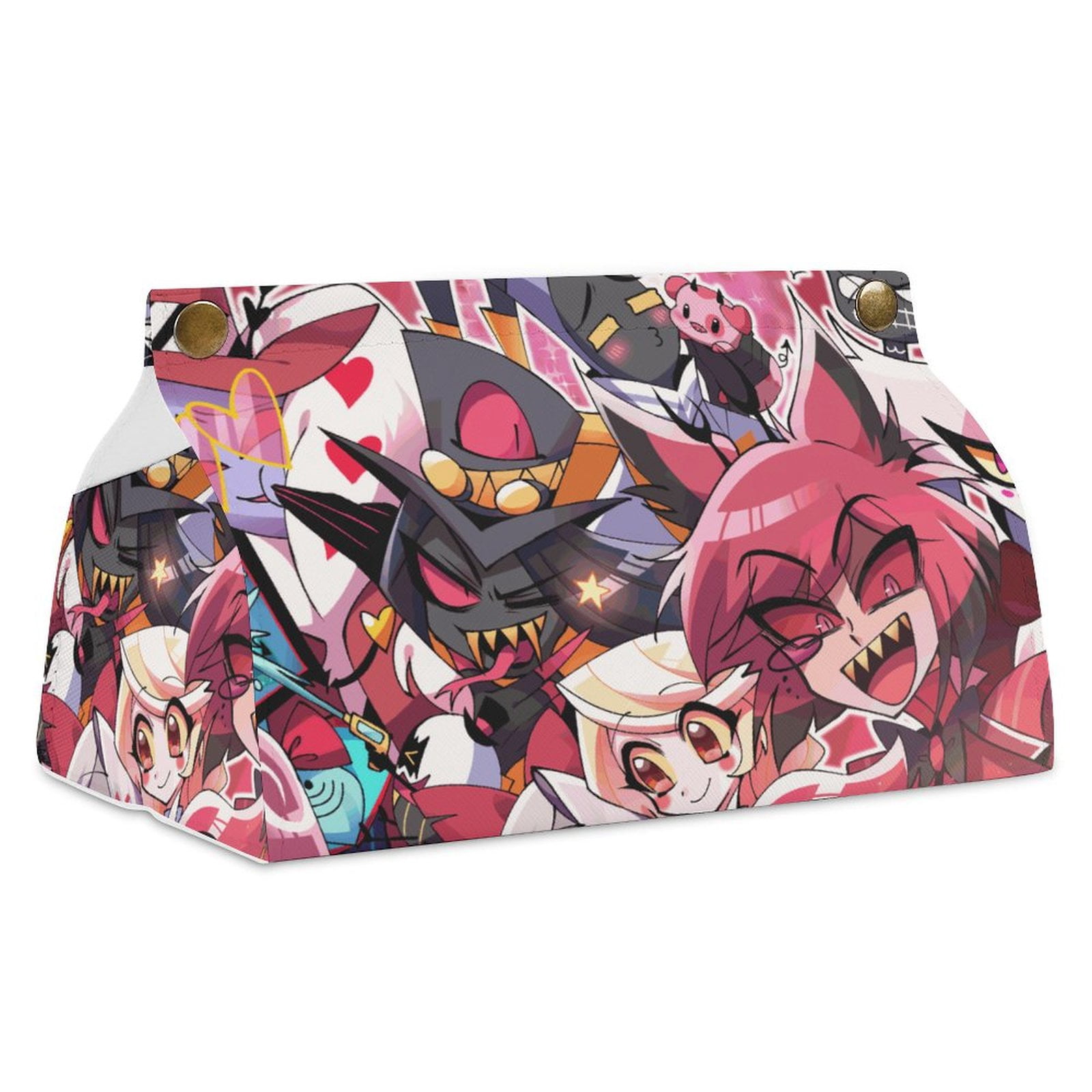 Hazbin Hotel Comedy Animated Tissue Box Cover PU Tissue Paper Case ...