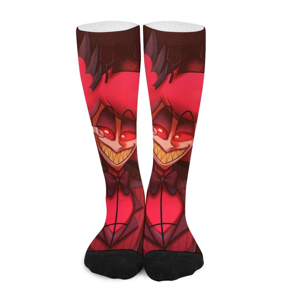 Hazbin Hotel Compression Socks Support Knee High Socks For Running ...